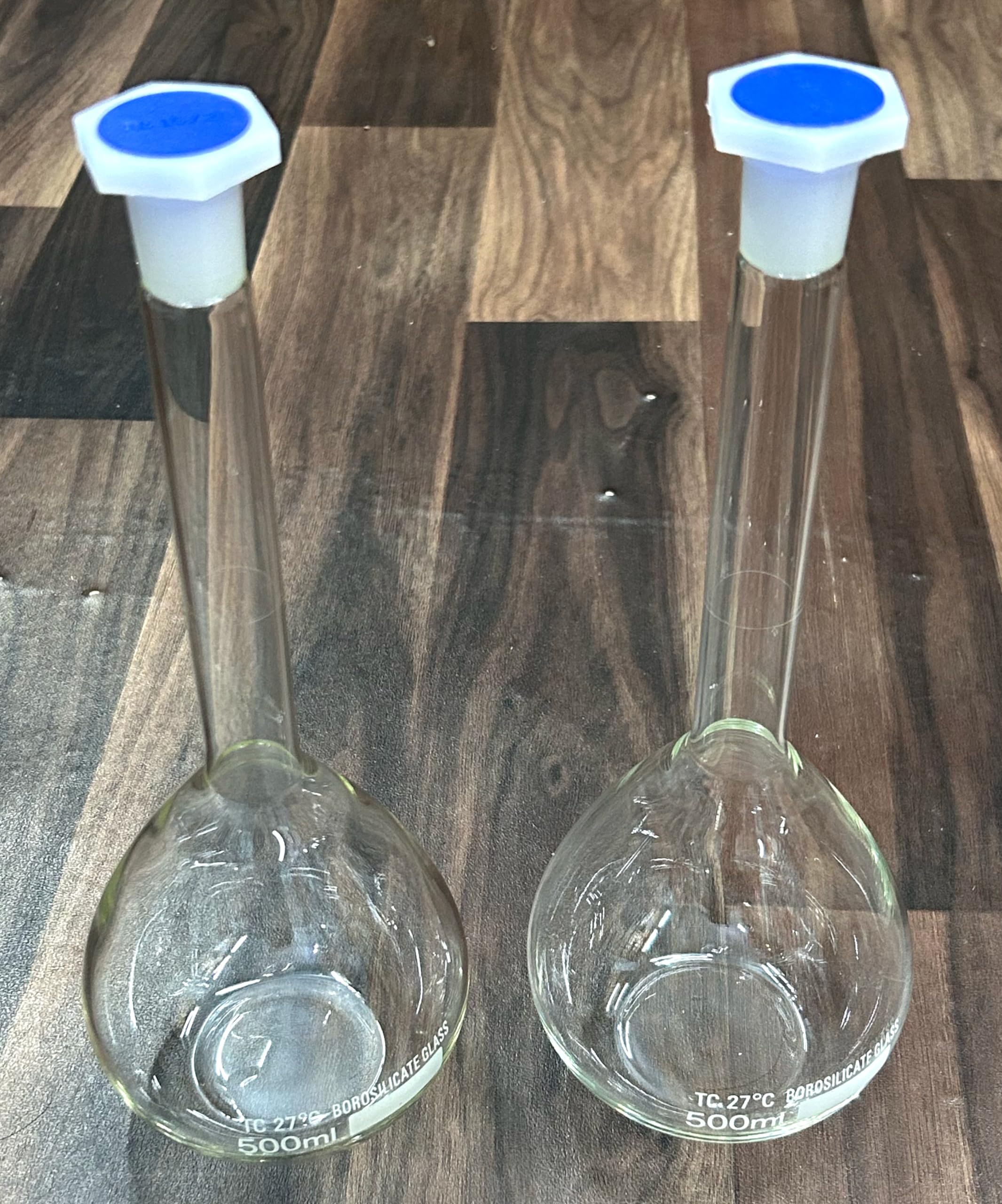 DT Science House Borosilicate glass volumetric measuring flask 500ml ...