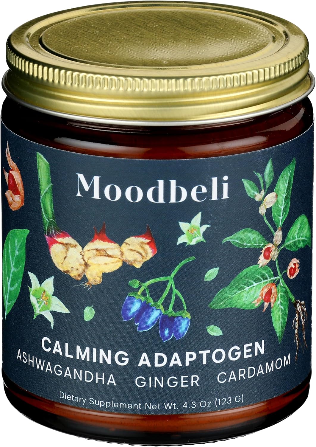 Amazon.com: MOODBELI Calming Adaptogen Powder Supplement (50 Servings ...