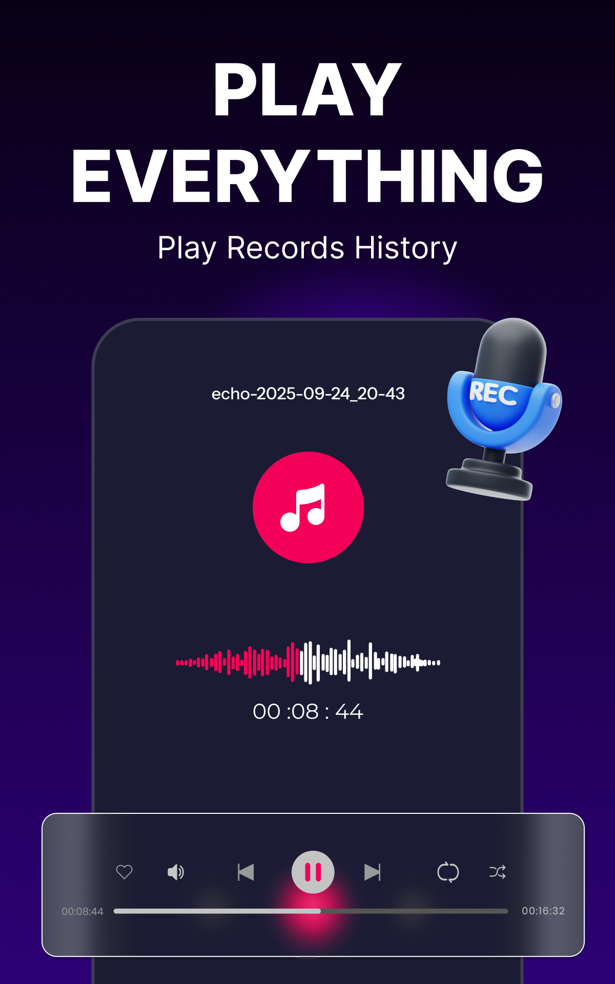 VOICEREC LITE - Simple Voice Recorder - App on the Amazon Appstore