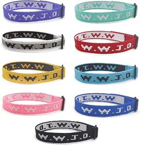 Amazon.com: MONAZEO 9-27Pcs W.W.J.D. Webbing Bracelets What Wound Jesus ...