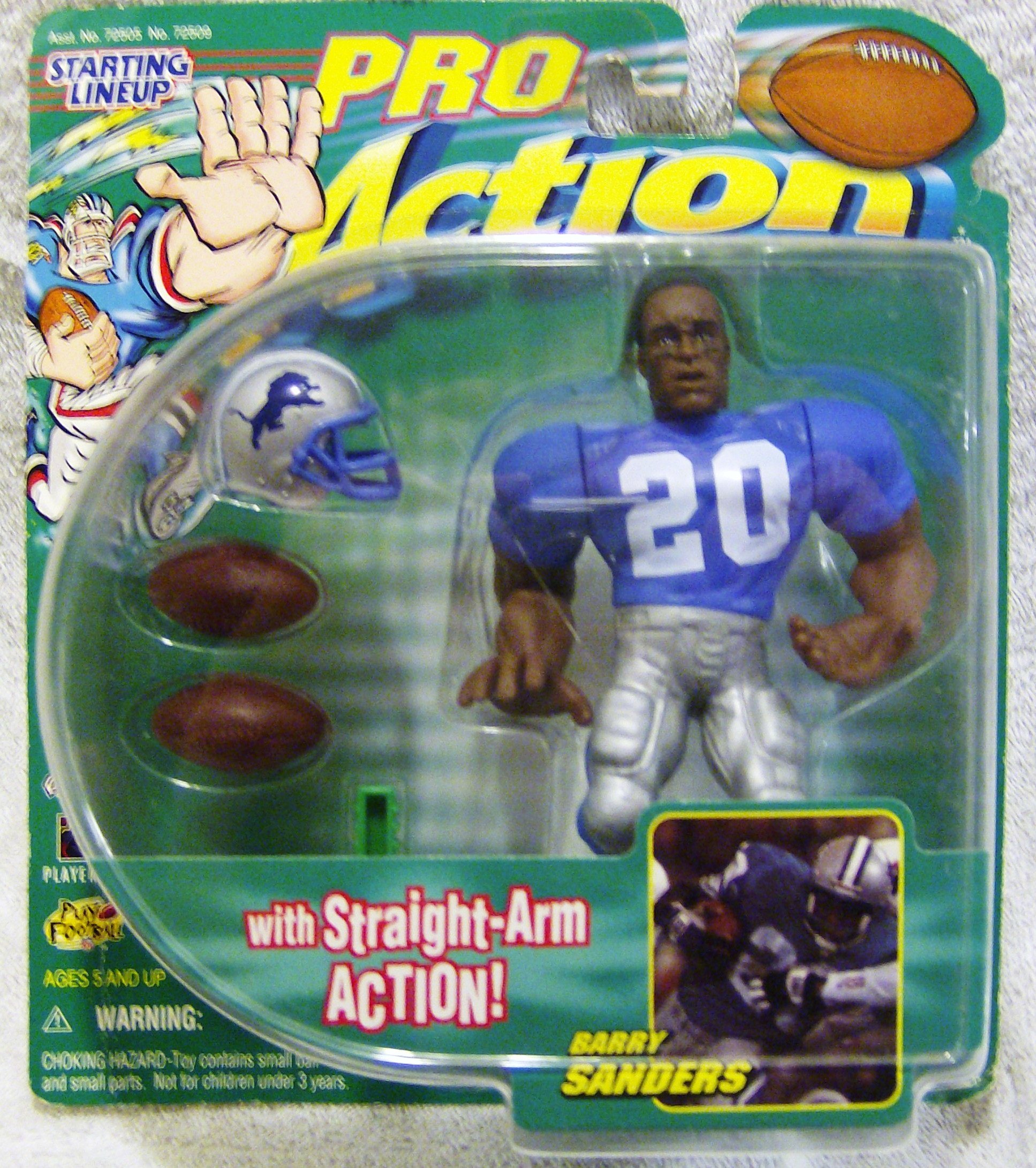 Barry Sanders Stiff Arm