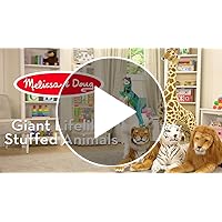 Amazon.com: Melissa & Doug Giant Tiger - Lifelike Stuffed Animal (over ...