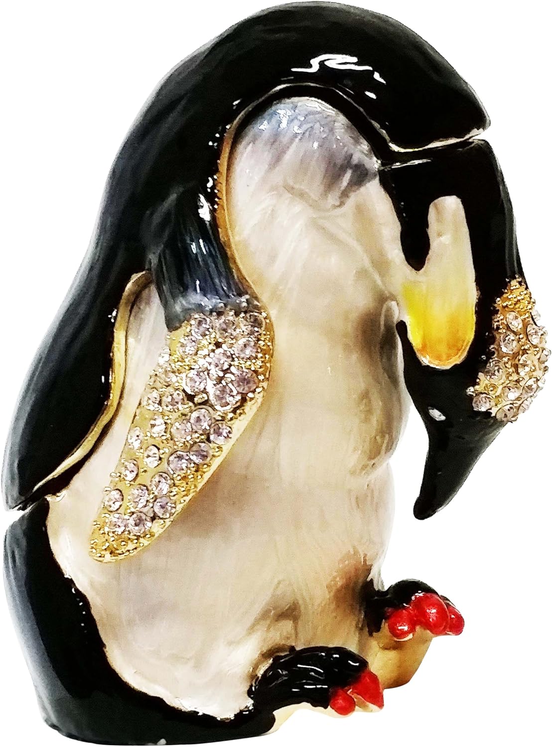 Amazon.com: Museum Collections Enamel Pewter Emperor Penguin Box with ...