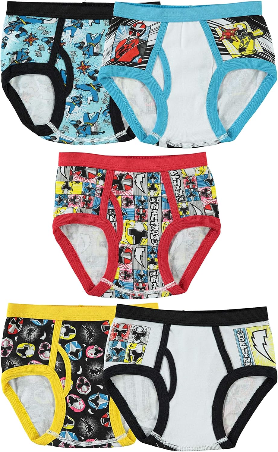 Power Rangers Boy's Underwear (Pack of 5) : Amazon.co.uk: Fashion