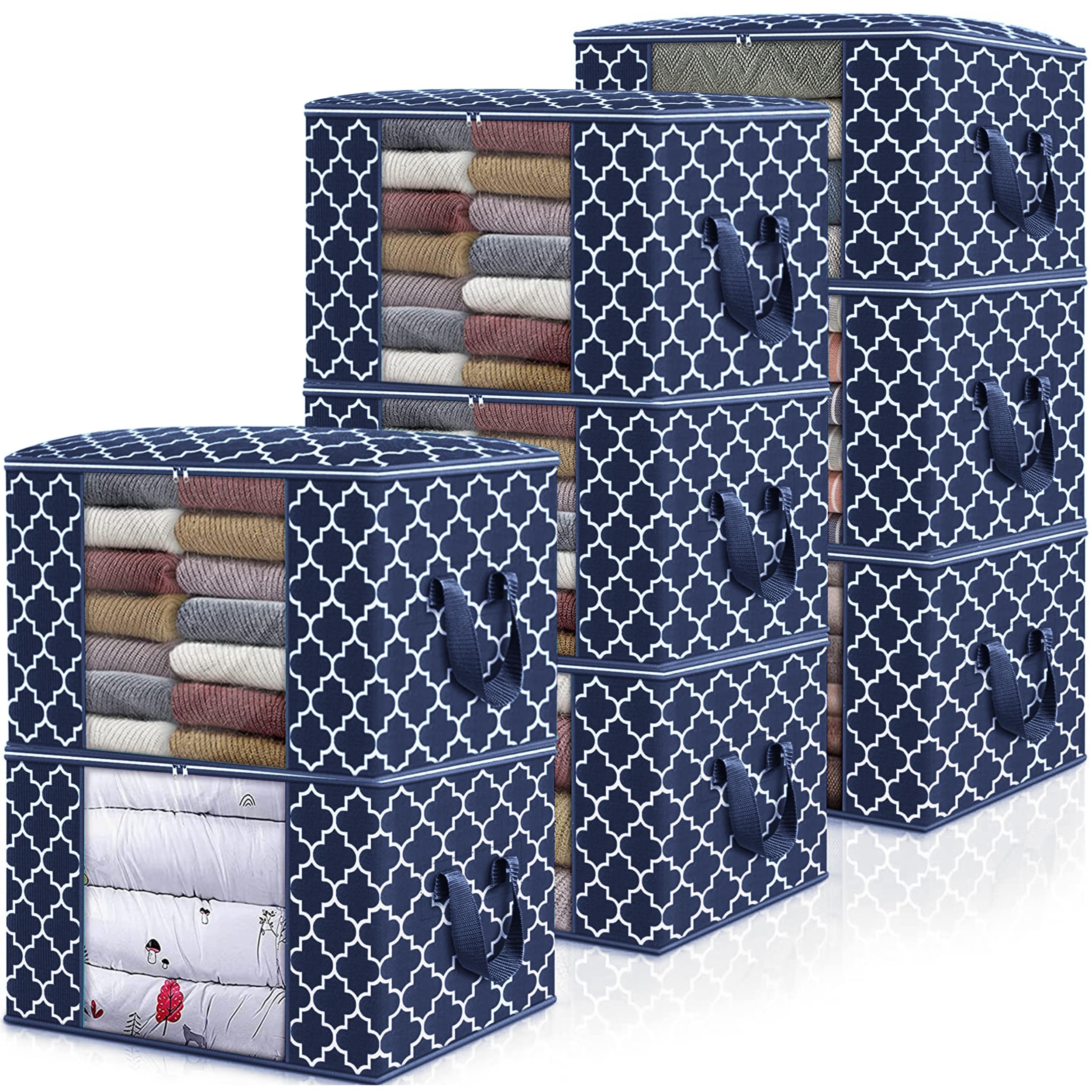 Amazon.com: WISELIFE Storage Bags, Large Blanket Clothes Organization ...