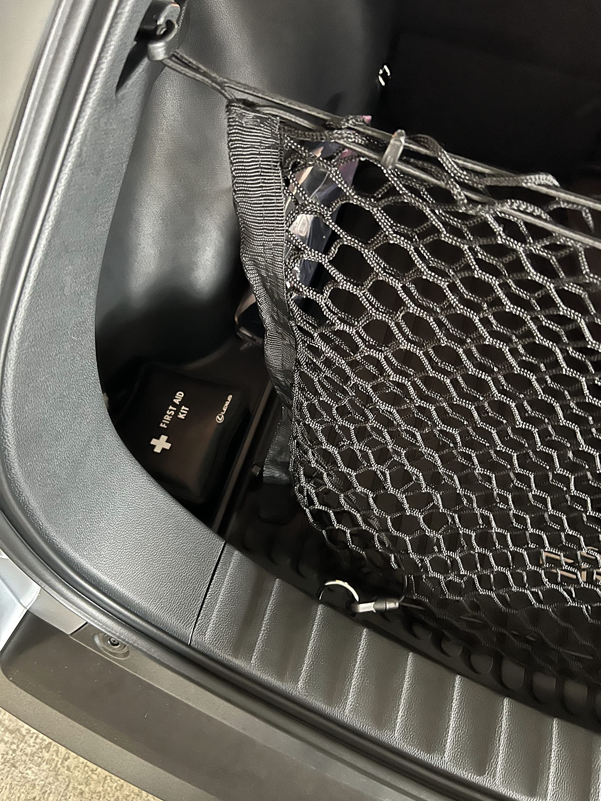 Envelope Style Automotive Elastic Trunk Mesh Cargo Net for Toyota ...