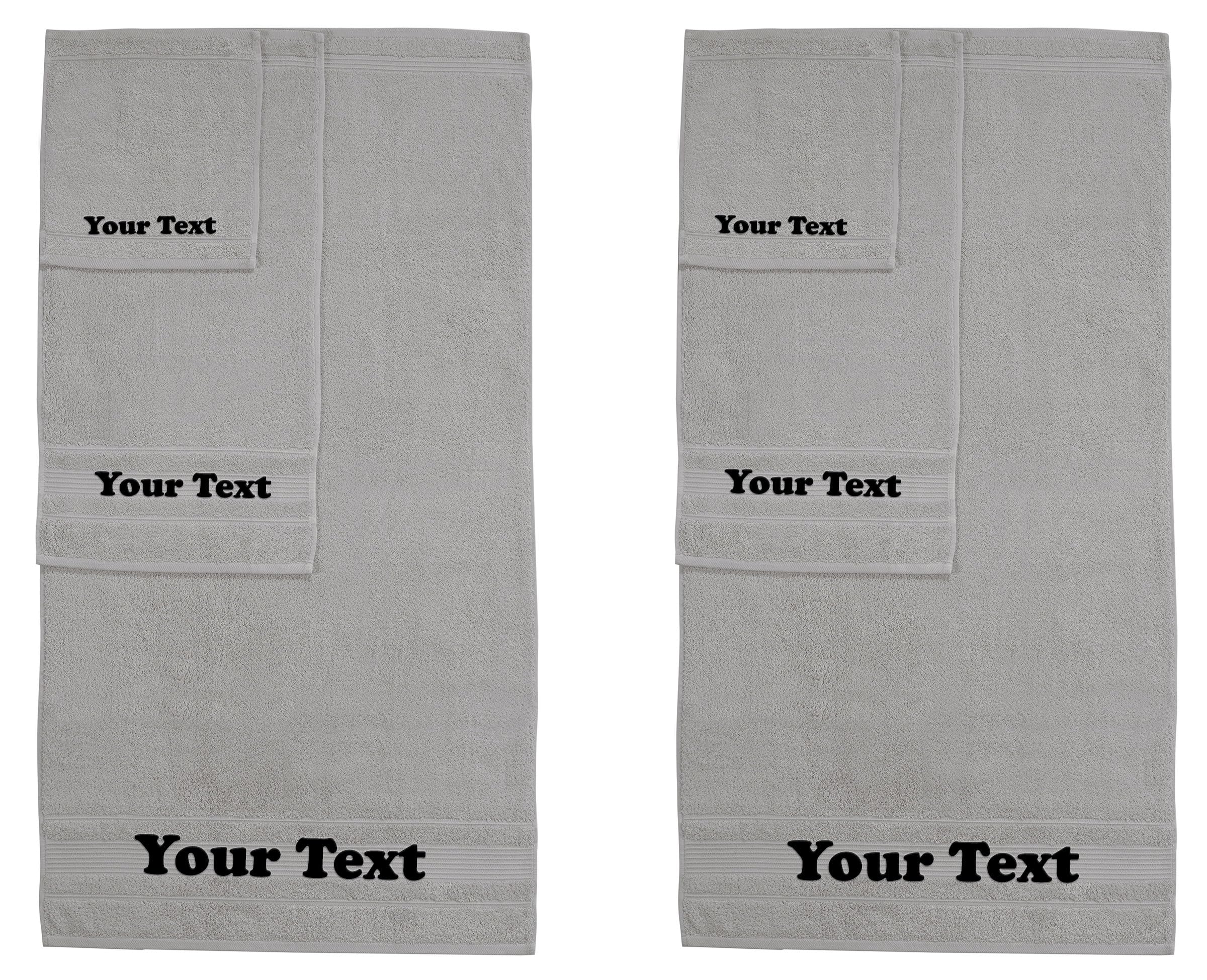 Amazon.com: Personalize Your Towels with Custom Embroidery: Names ...
