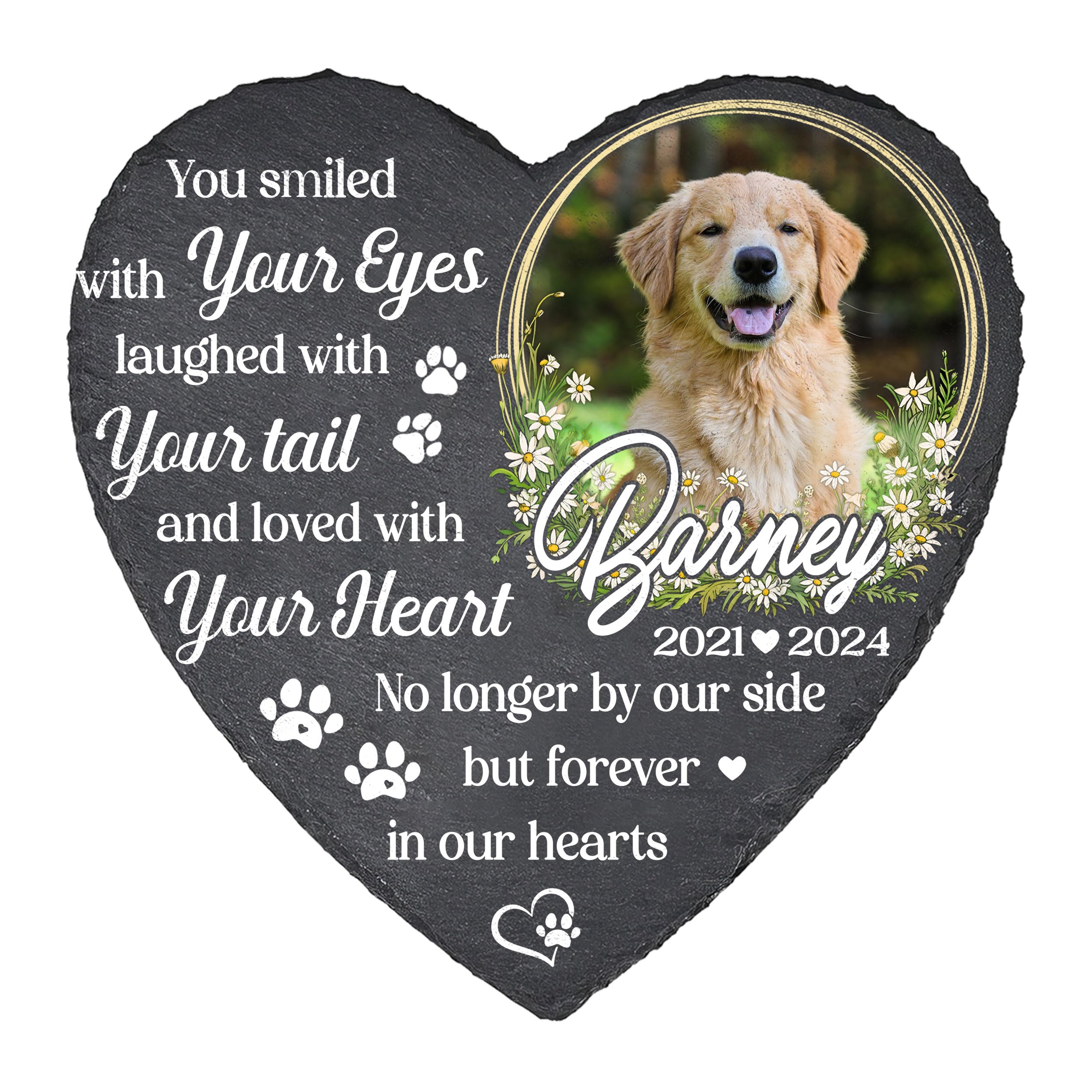 Memorial De Perro Personalizado Marco De Madera Conmemorativo