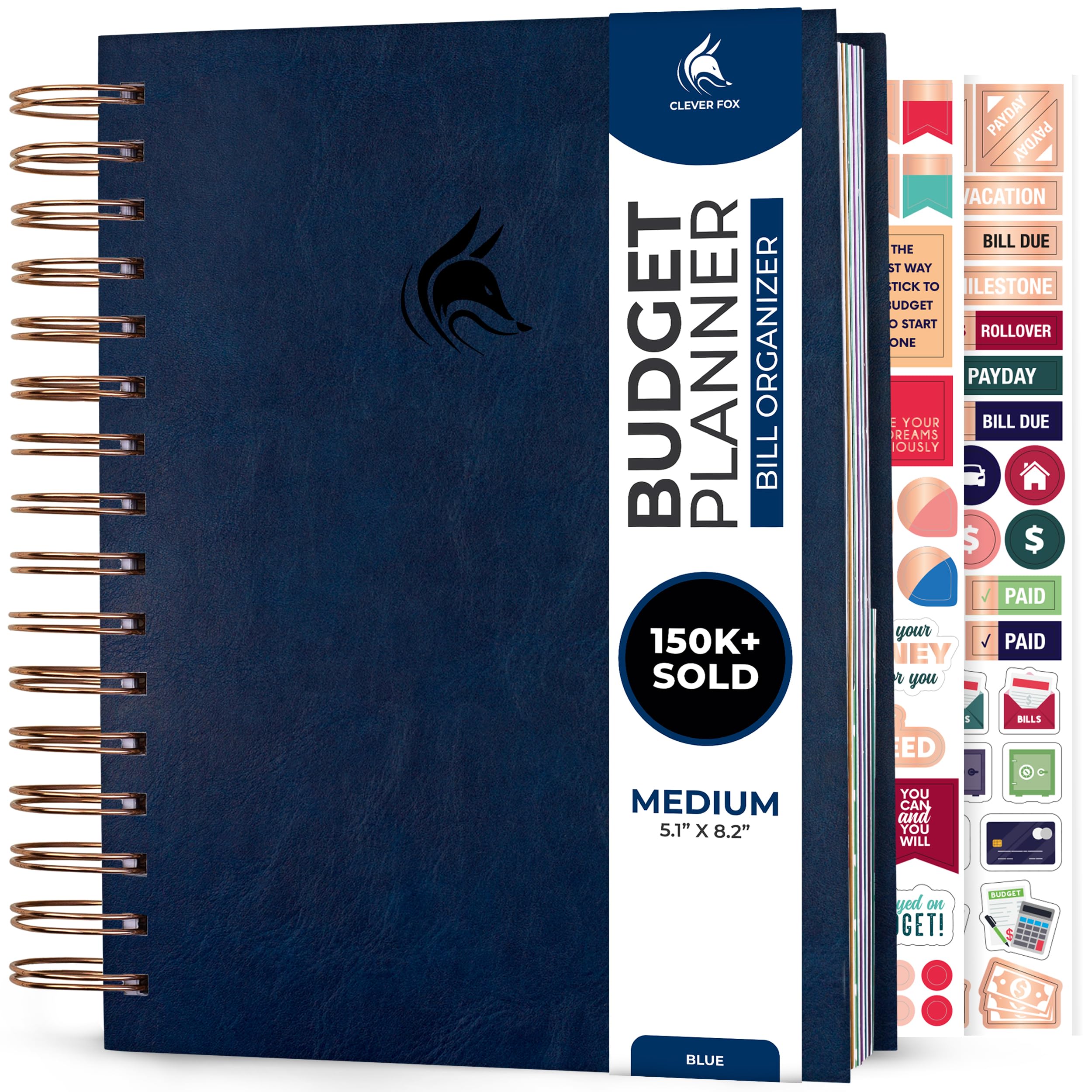 Snapklik.com : Clever Fox Budget Planner & Monthly Bill Organizer