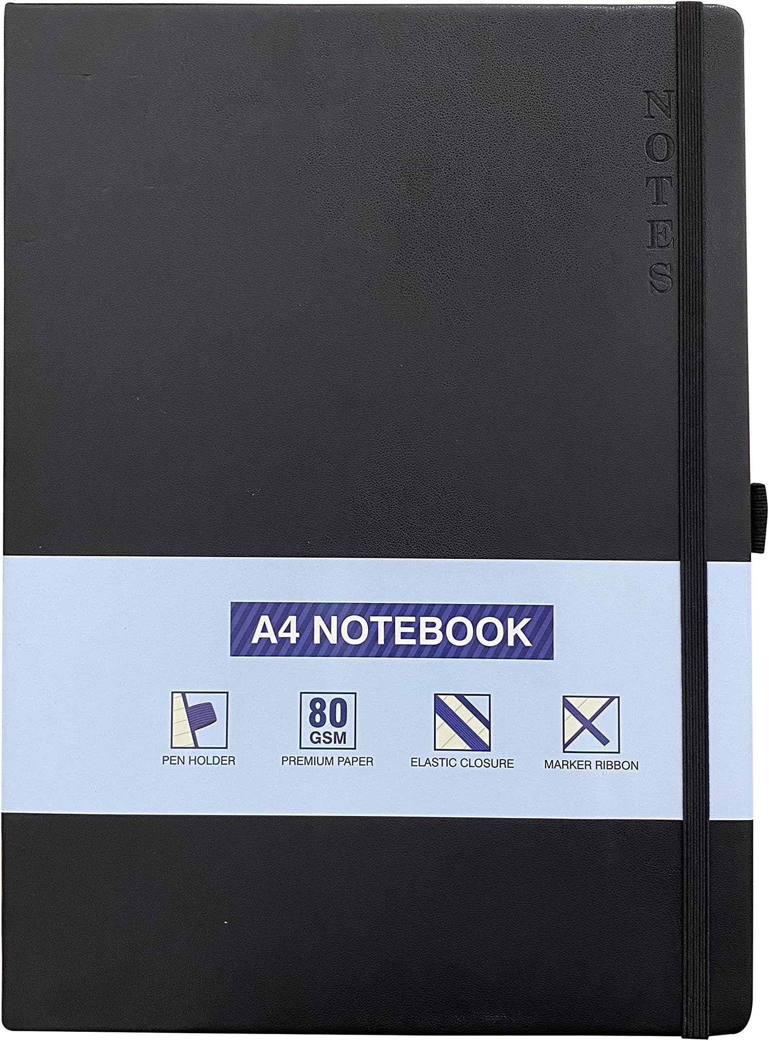 Silvine Executive Soft Feel Notebook Ruled with Marker Ribbon 160pp ...
