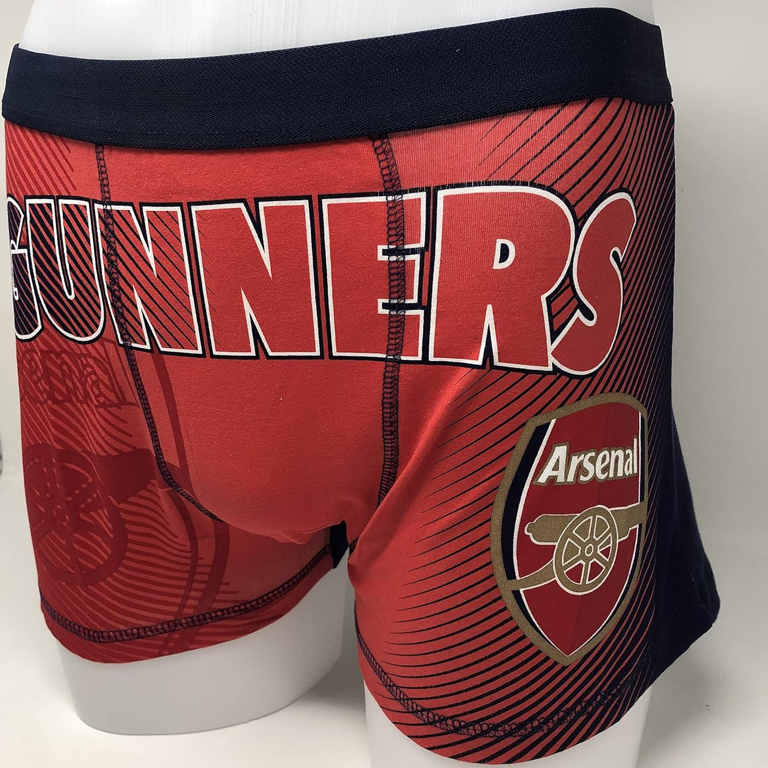 2 PACK ARSENAL FOOTBALL CLUB MENS BOXER SHORTS, A great gift/present ...