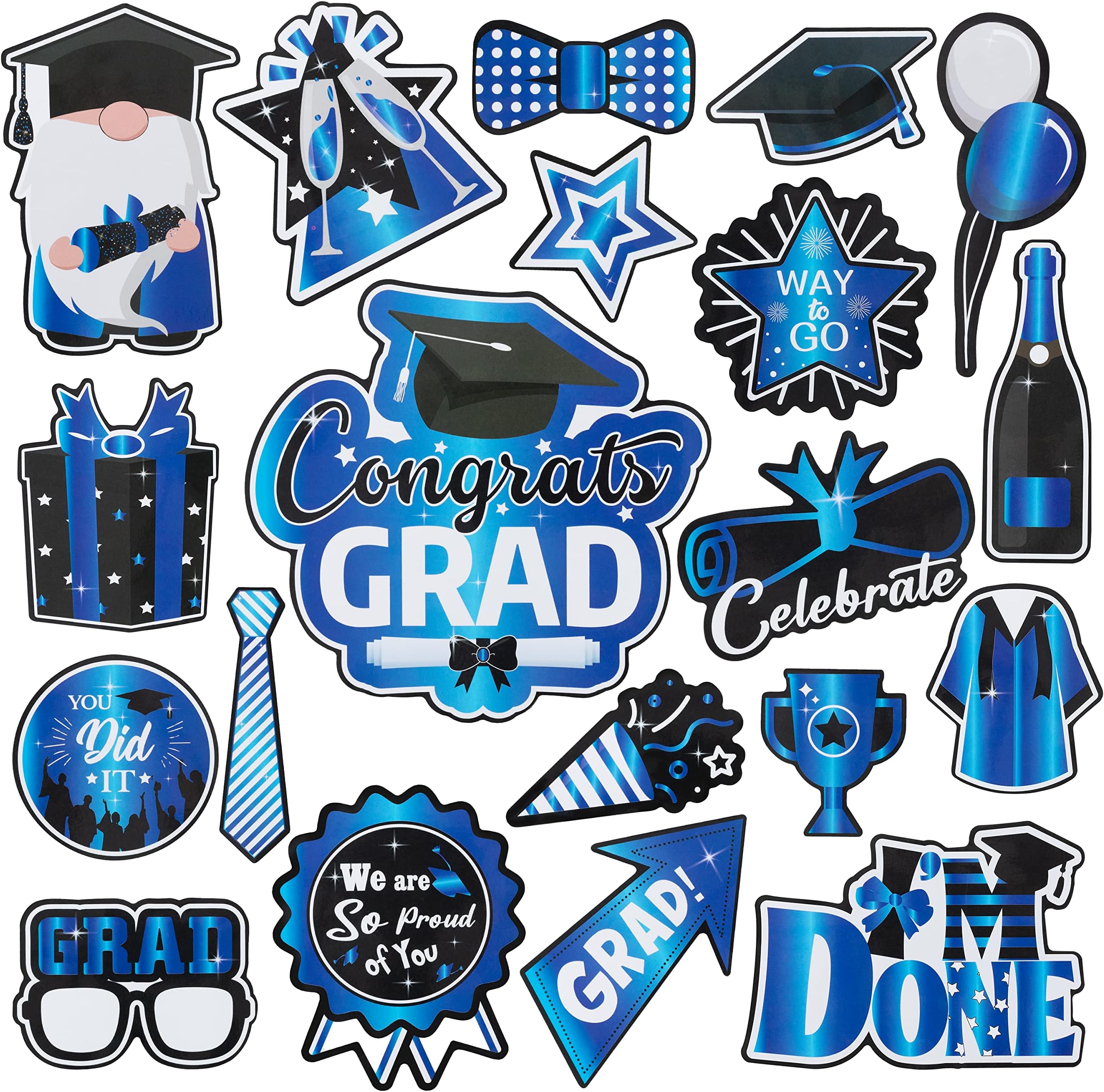 Amazon.com: 2024 Graduation Car Magnet Decoration 25Pcs, Magnetic ...