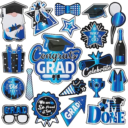 Amazon.com: Kingdder 24 Pcs Graduation Magnets Decorations 2023 ...