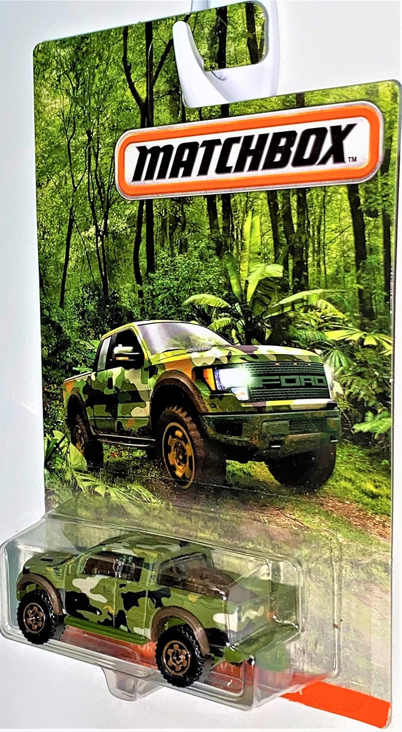 Matchbox Ford F150 SVT Raptor, Verde Camo – Yaxa Colombia