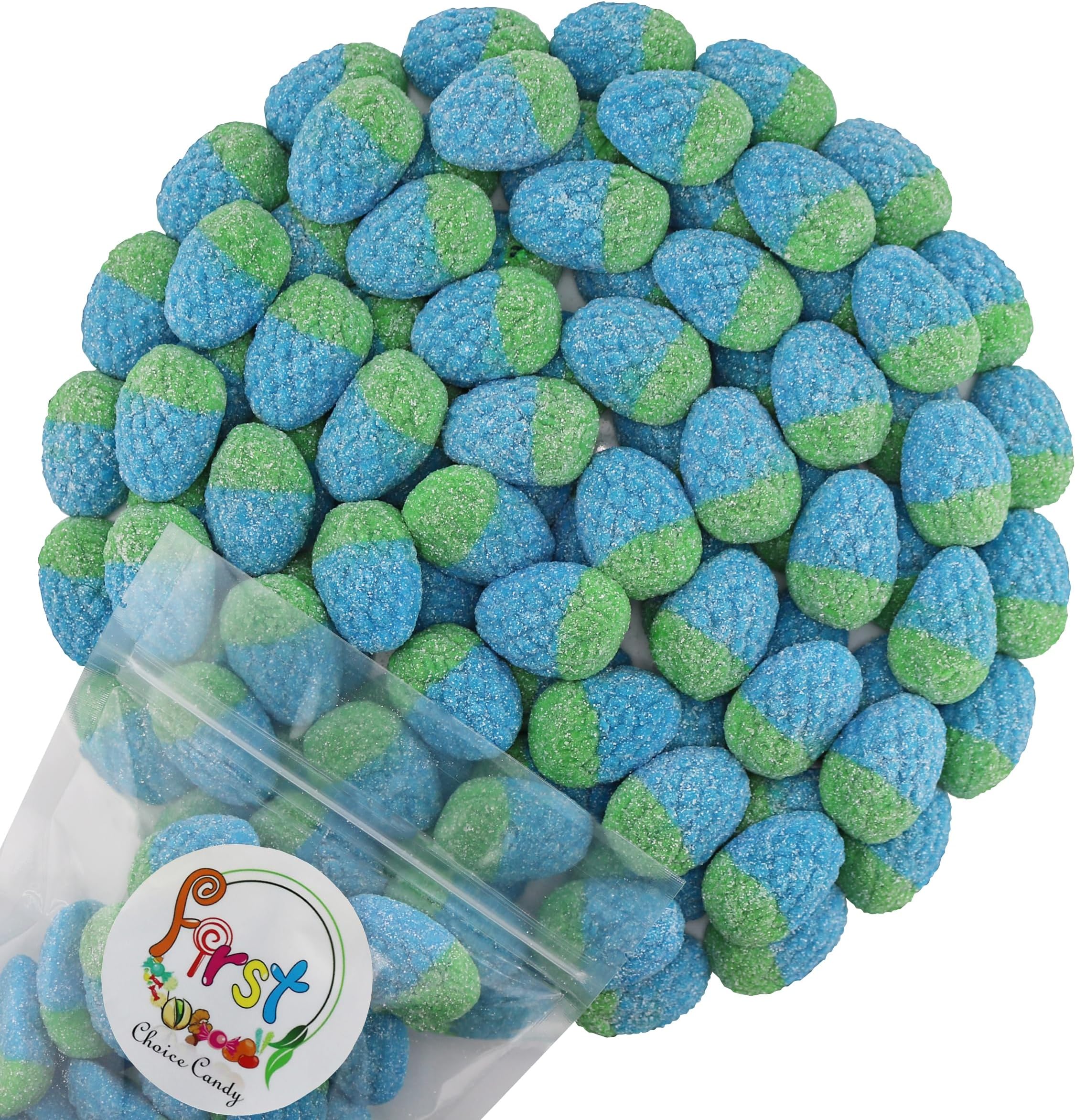 Amazon.com : FirstChoiceCandy Sour Wild Raspberries Filled Sour Gummies ...