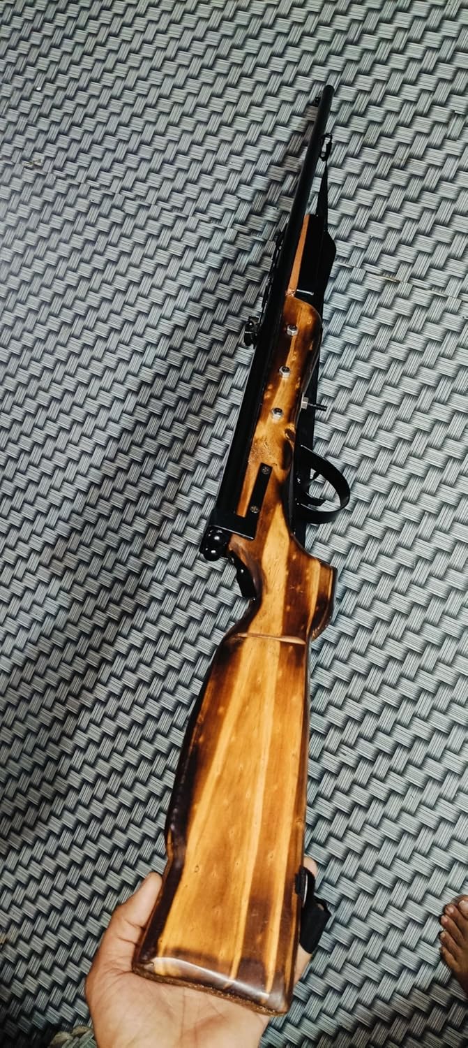 W.S. HANDICRAFTS Wooden Wall Hanging Showpiece Gun (48) 10 x 120 x 5 cm ...