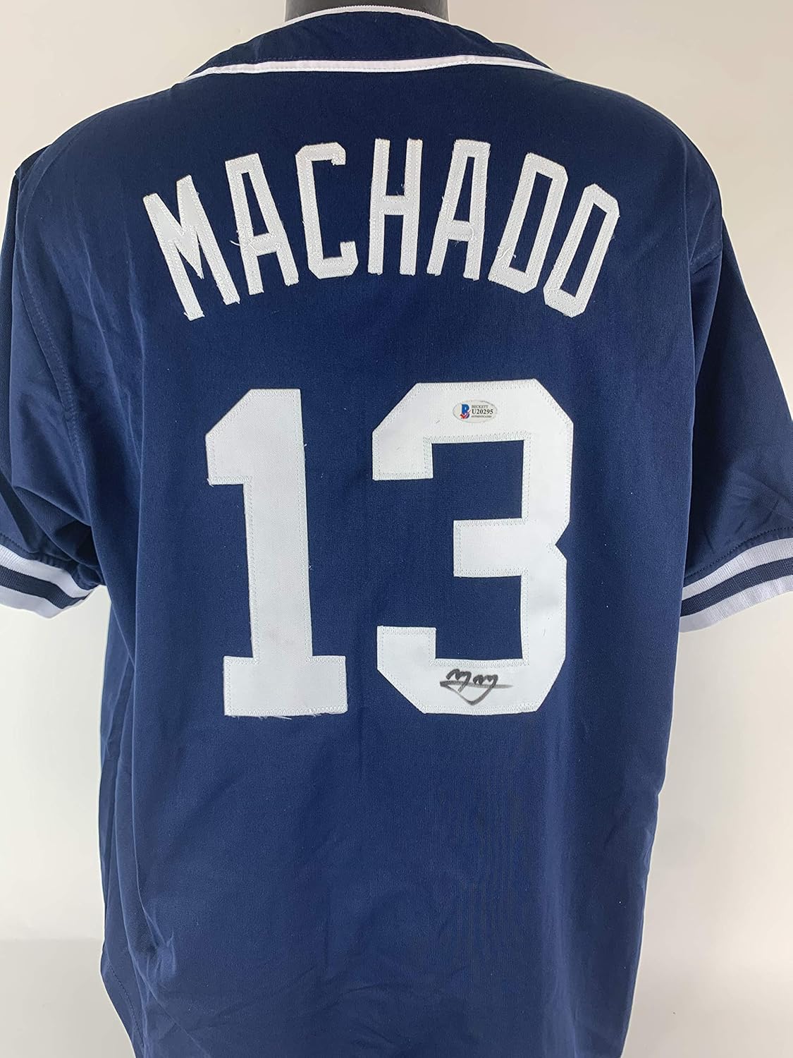 Manny Machado Signed Autographed Jersey Beckett coa Padres autograph at ...