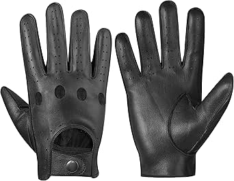 M&H Since 1978 Driving Gloves for men - Mens Leather Gloves - Car ...