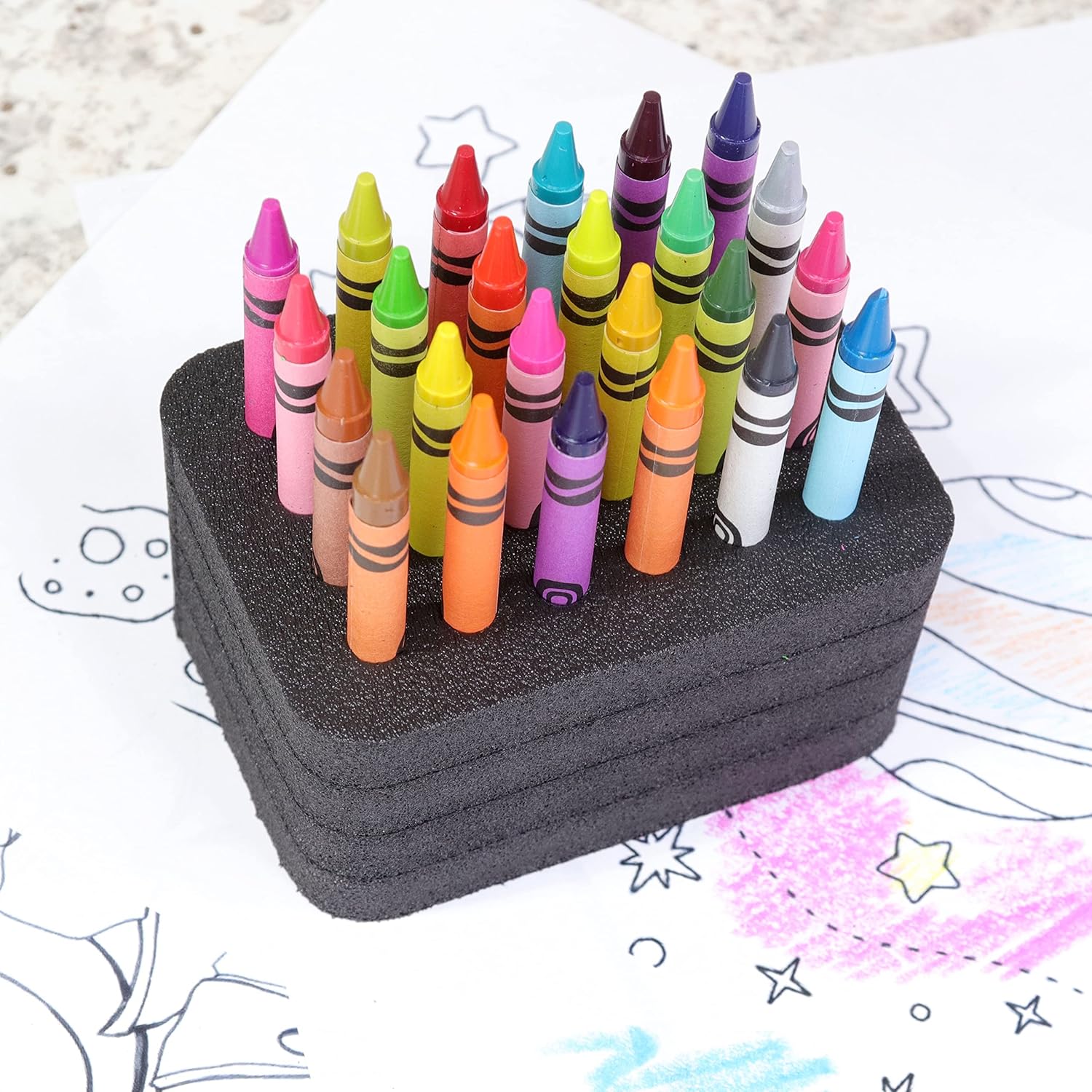Amazon.com: Polar Whale Crayon Desk Stand Organizer Compatible with ...