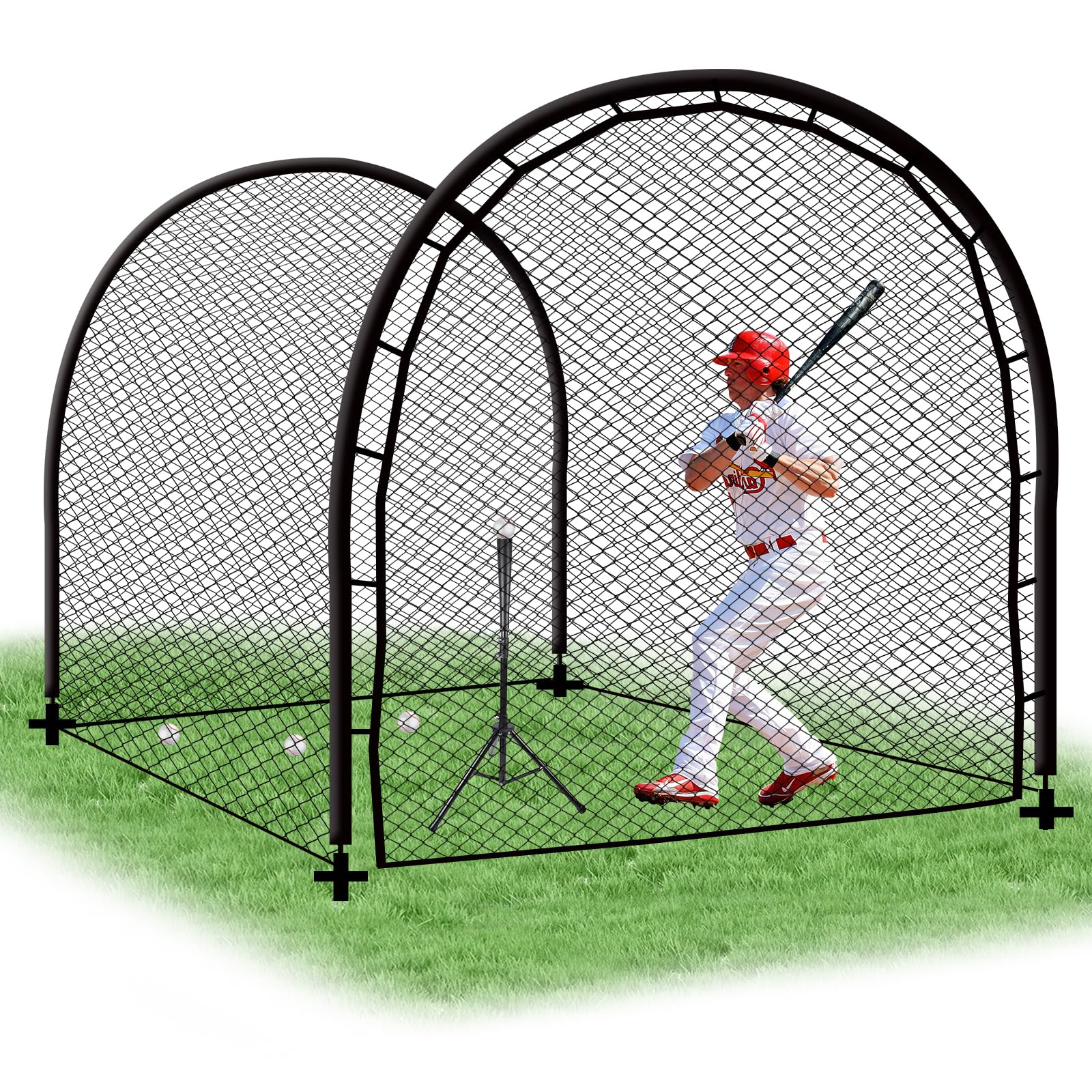 Amazon.com : Baseball Batting Cage for Backyard, 11' Softball Cage ...