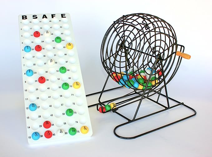 Amazon.com: B-Safe Safety Bingo Cage Set : Toys & Games