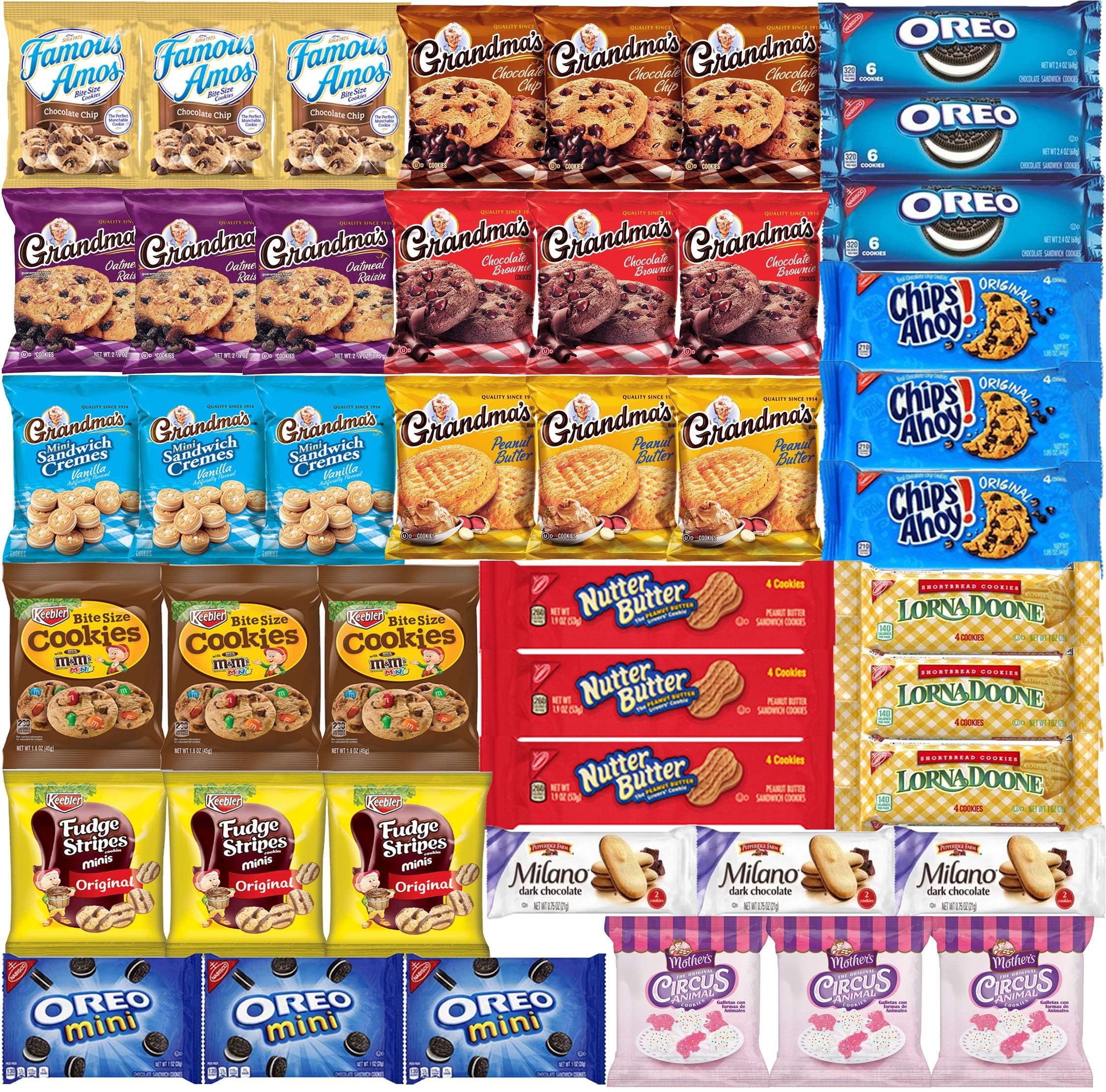 Amazon.com: Cookies Individually Wrapped Variety Pack - Cookies Bulk ...