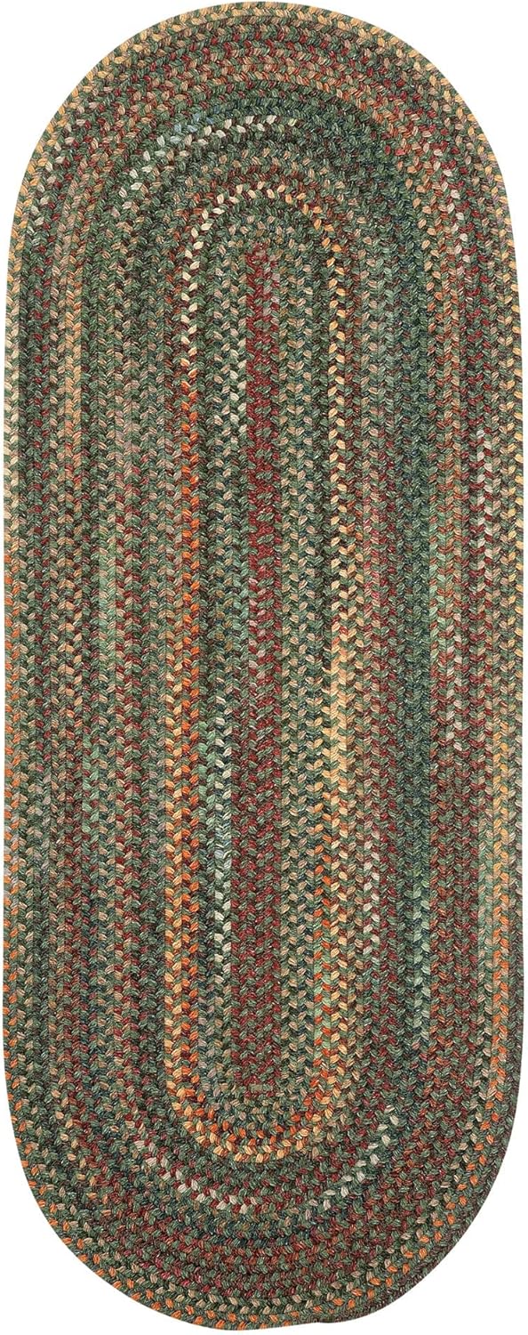 Amazon.com: Capel American Heritage Green Multi 2' 0" X 6' 0" Runner ...