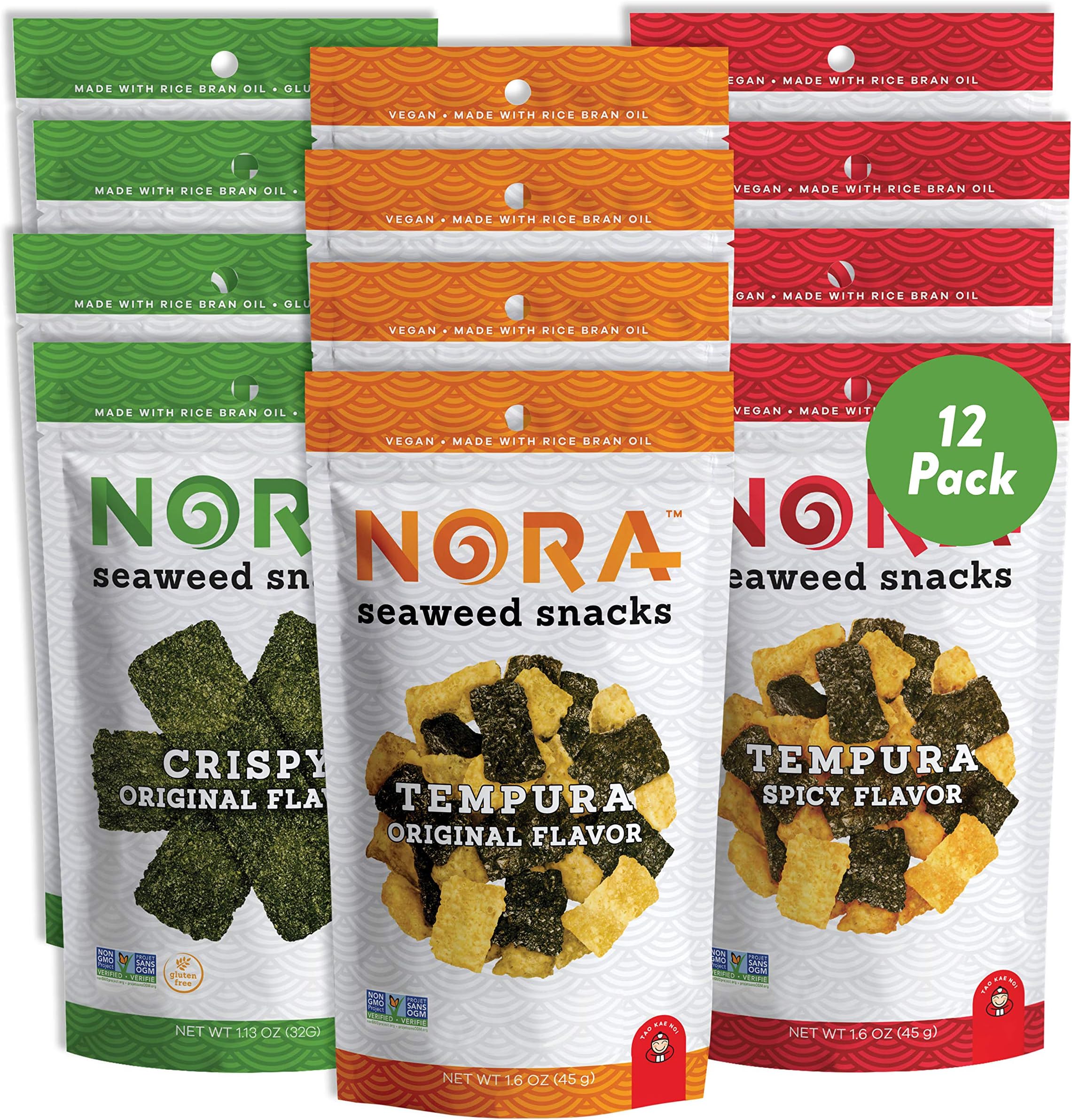 Amazon.com : Hi Tempura (Tempura Seaweed Spicy Flavor) - 1.41oz (Pack ...