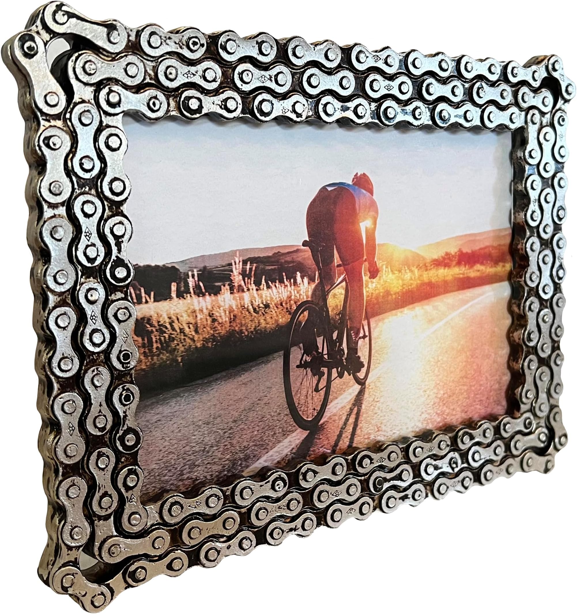 Amazon.com - Old River Outdoors Bicycle/Motorcycle Chain Picture Frame ...