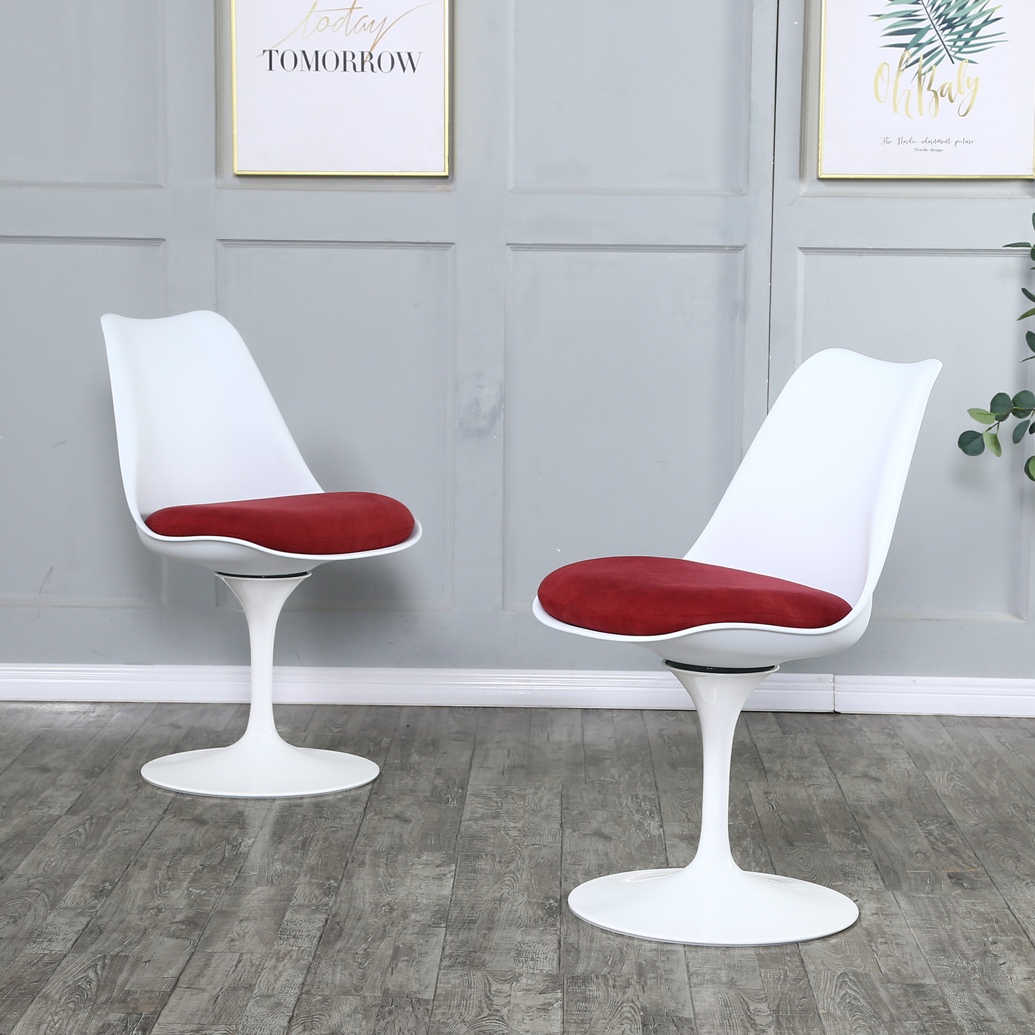 Watch White Tulip Dining Chairs Set of 2 on Amazon Live