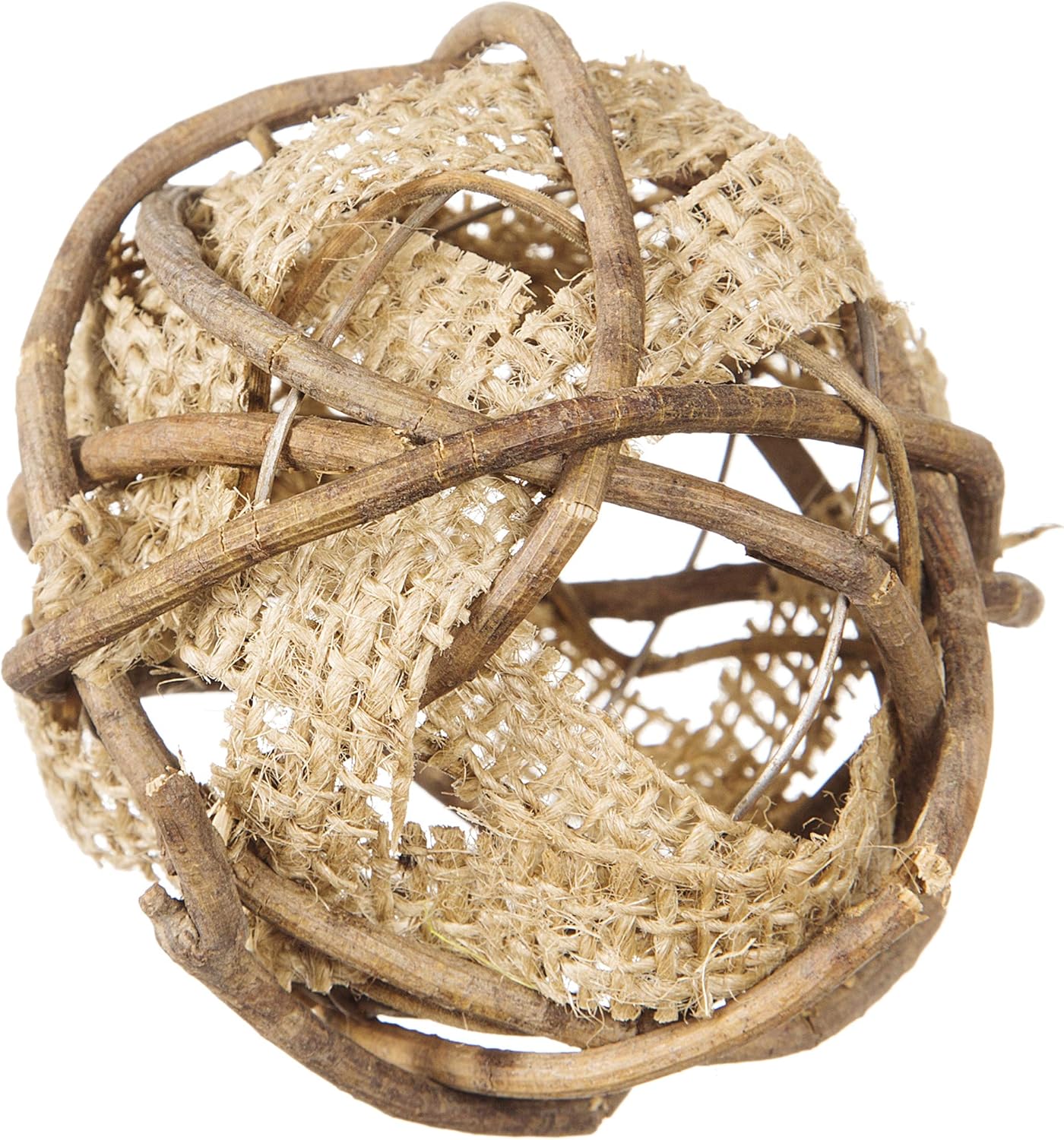 Amazon.com: Darice 13307A03 Grapevine Burlap Strip Ball Natural 3 ...