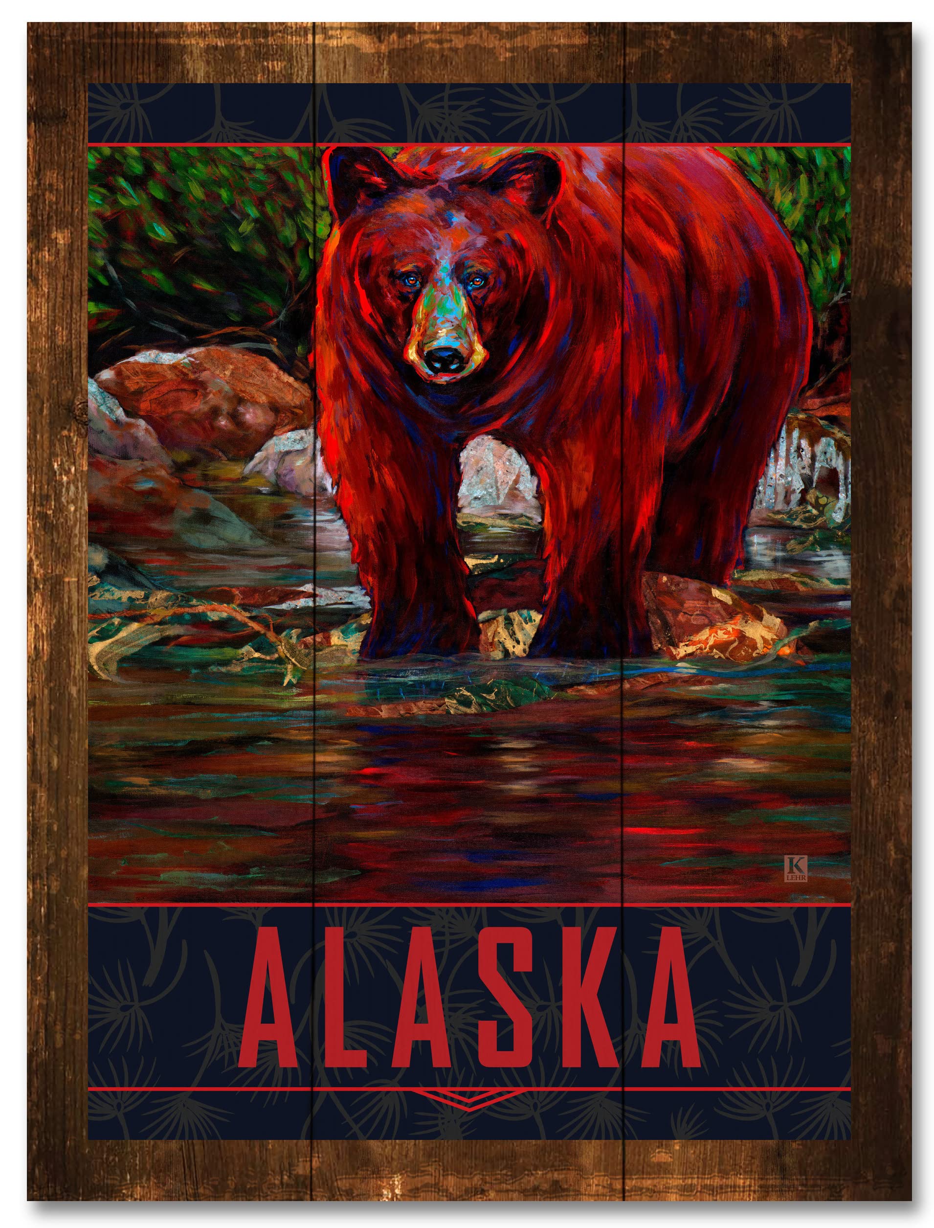 Grizzly Bear Oil Painting