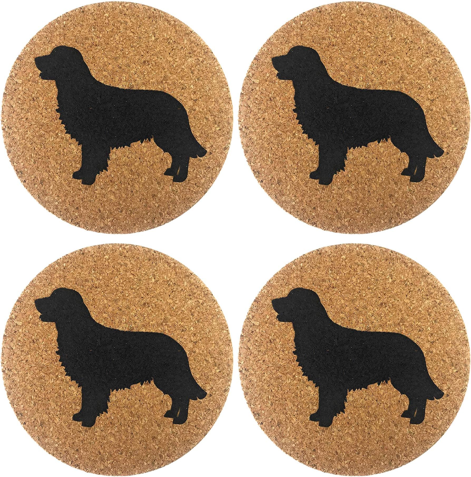 Amazon.com: Kimona Coasters Set of 4 Handmade Round Wooden Tree of Life ...