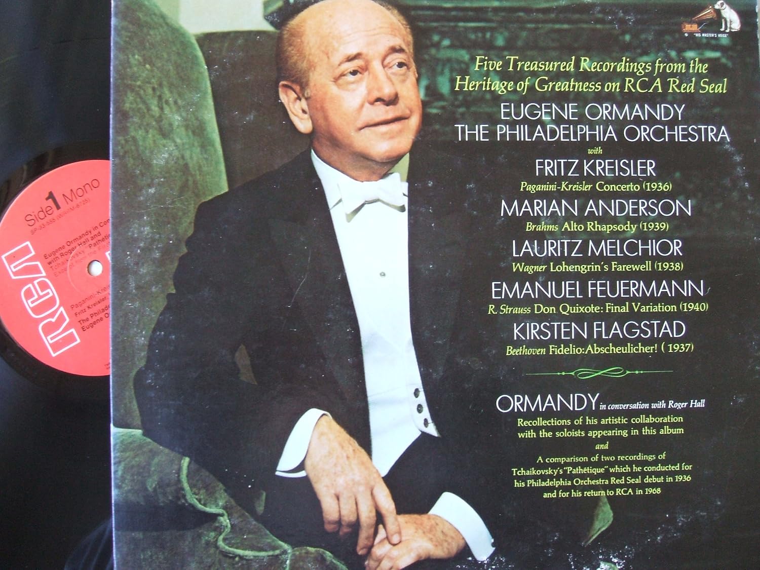 Amazon.com: Eugene Ormandy, The Philadelphia Orchestra, Five Treasured Recordings - Vinyl Record ...