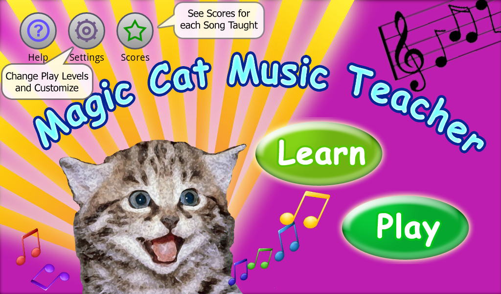 Magic Cat Music Teacher (Ad Free) - App on Amazon Appstore