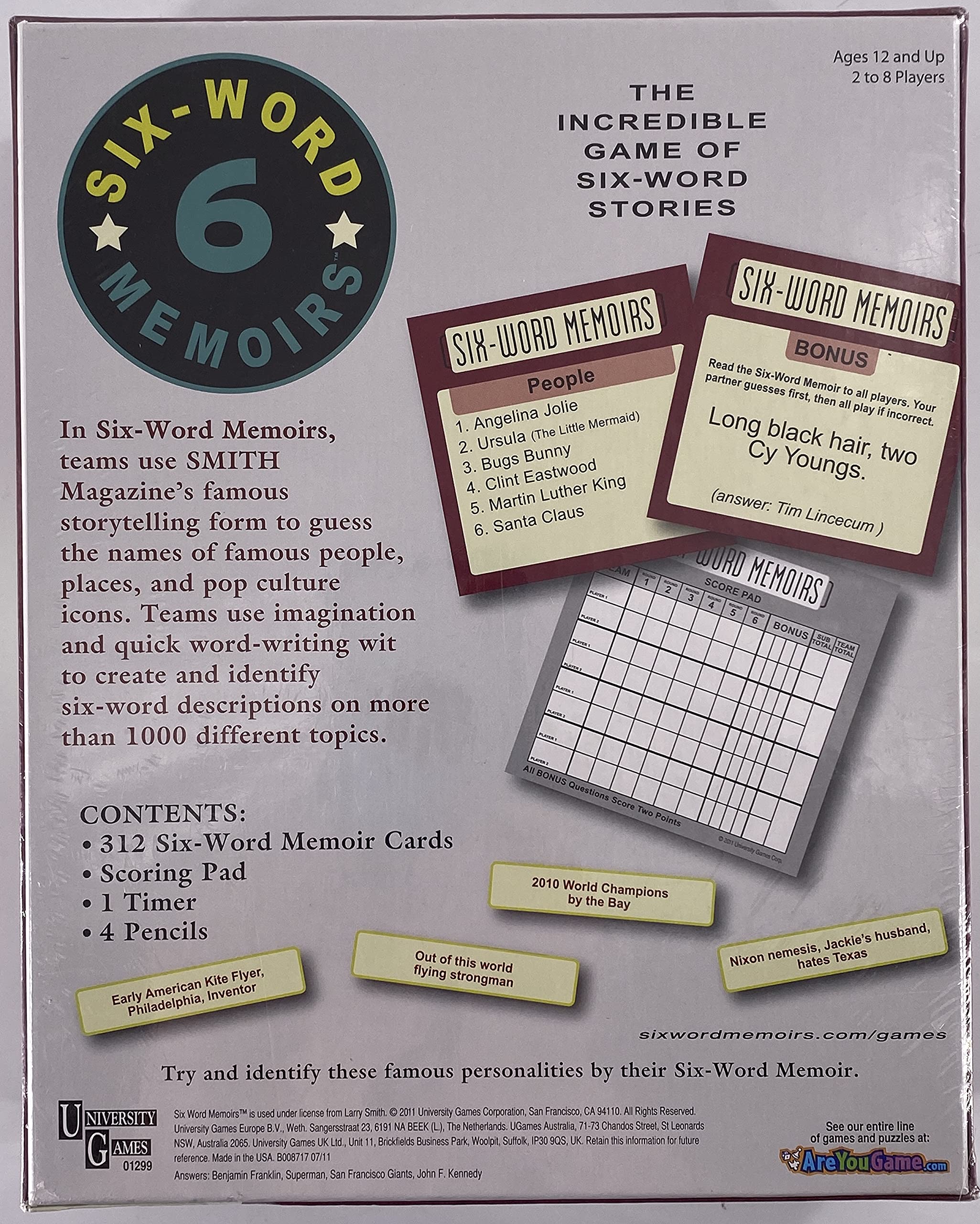 Six Word Memoirs About Sports