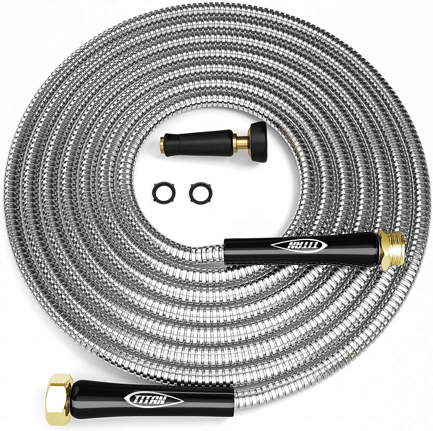 Amazon.com : Pocket Hose Hercules Hose Stainless Steel Garden Hose by ...