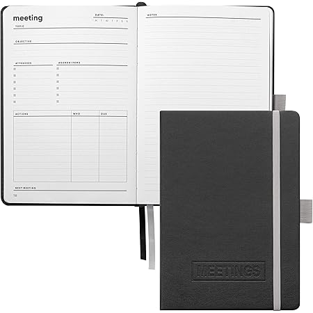 Amazon.com : MEA06132 - Side-Bound Guided Business Notebook : Hardcover ...