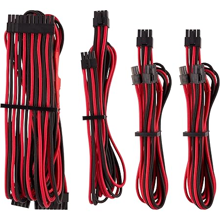 Amazon.com: CORSAIR Premium Individually Sleeved PSU Cables Pro Kit ...