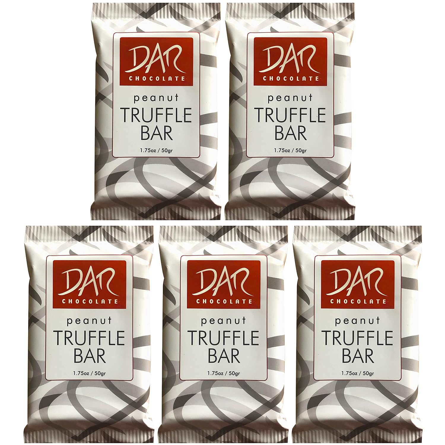 Amazon.com : DAR Chocolate - Peanut Truffle Chocolate Bar (5 Pack ...