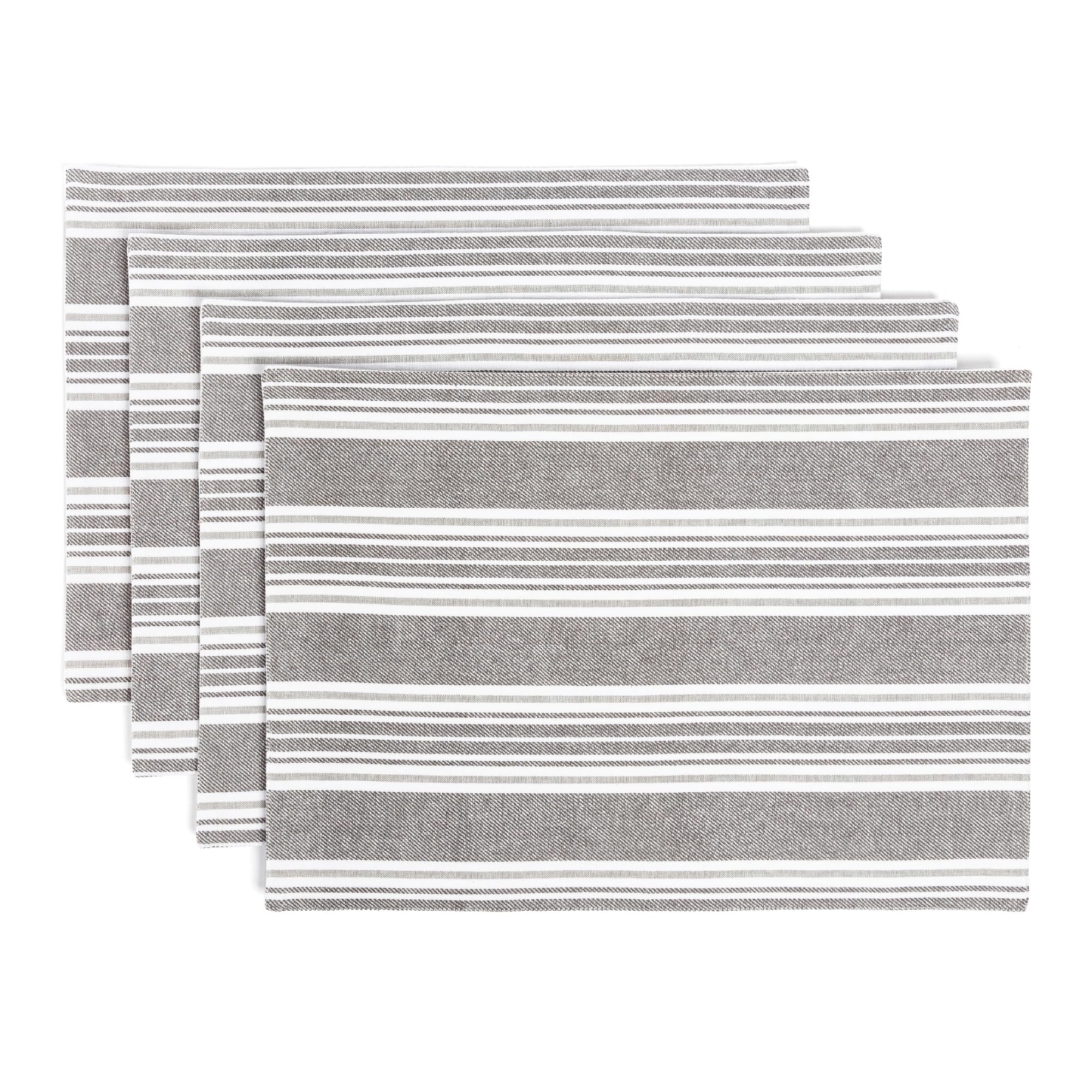 Amazon.com: over&back Set of 4 Woven Placemats - Colorful Dining Table ...