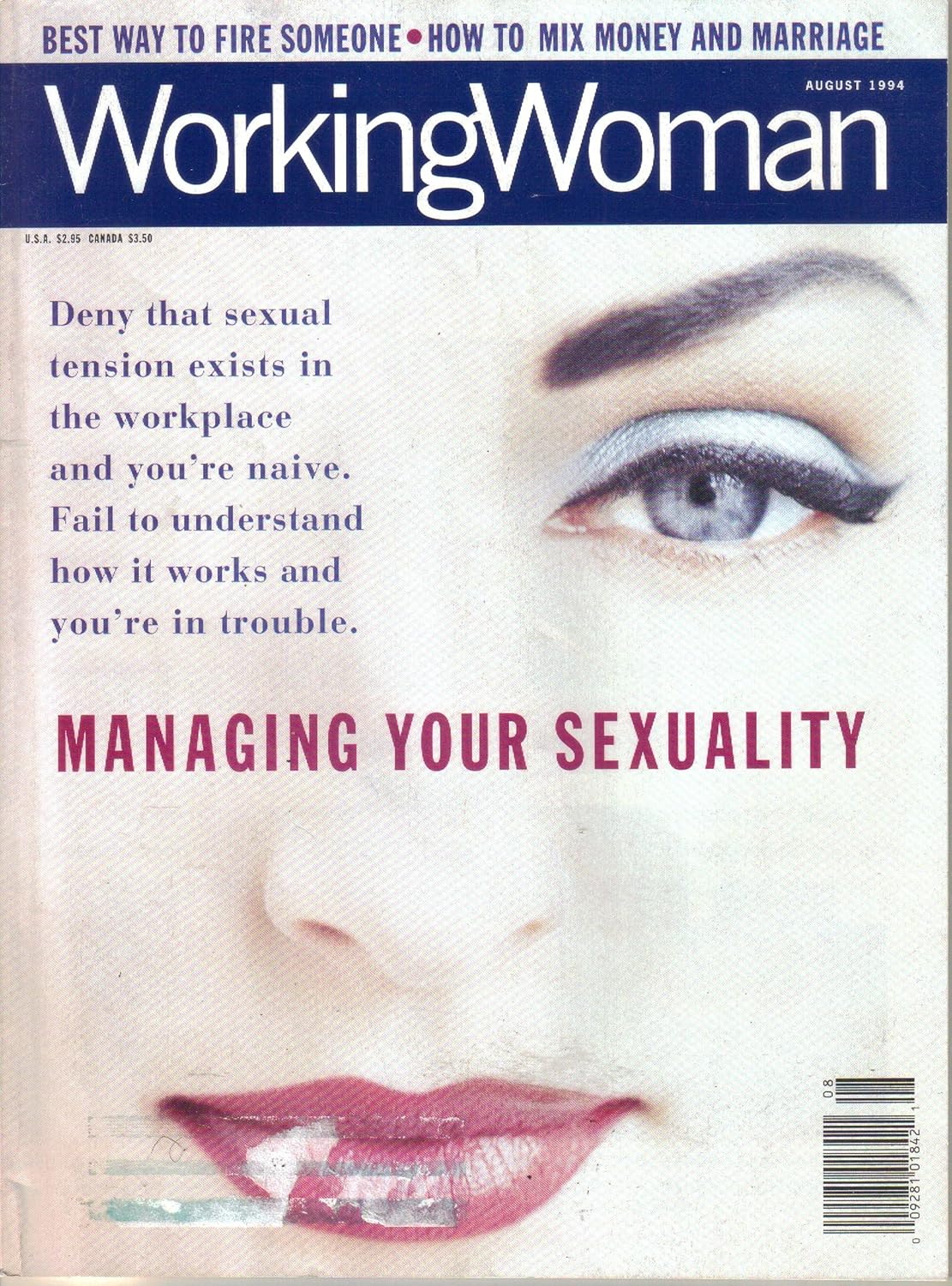 Working Woman Magazine (August, 1994) Rise & Fall of Mary Matalin, Zoe ...