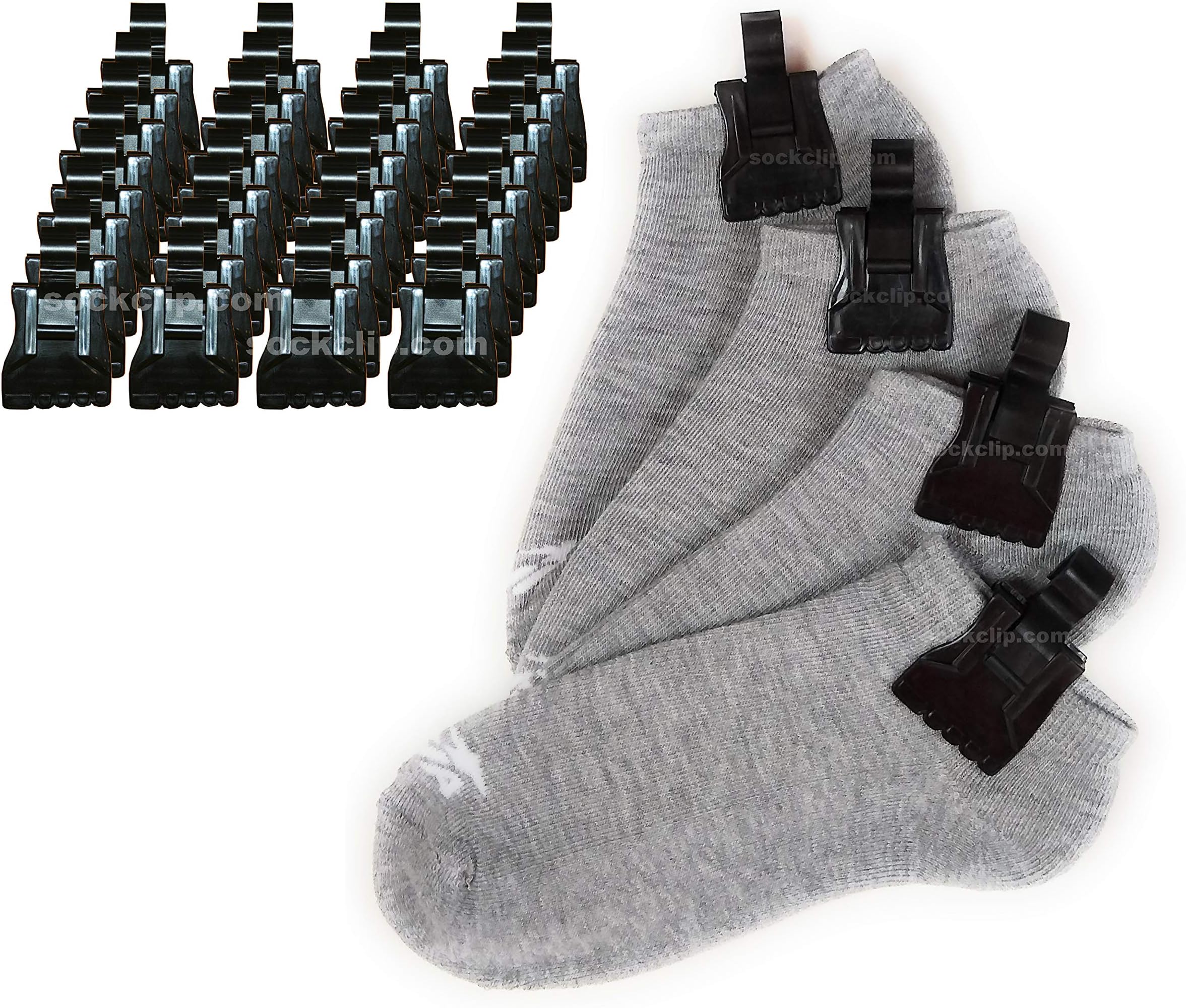 Amazon.com: XGNG 20PCS Non Slip Sock Clips Socks Drawer Organizer Sock ...