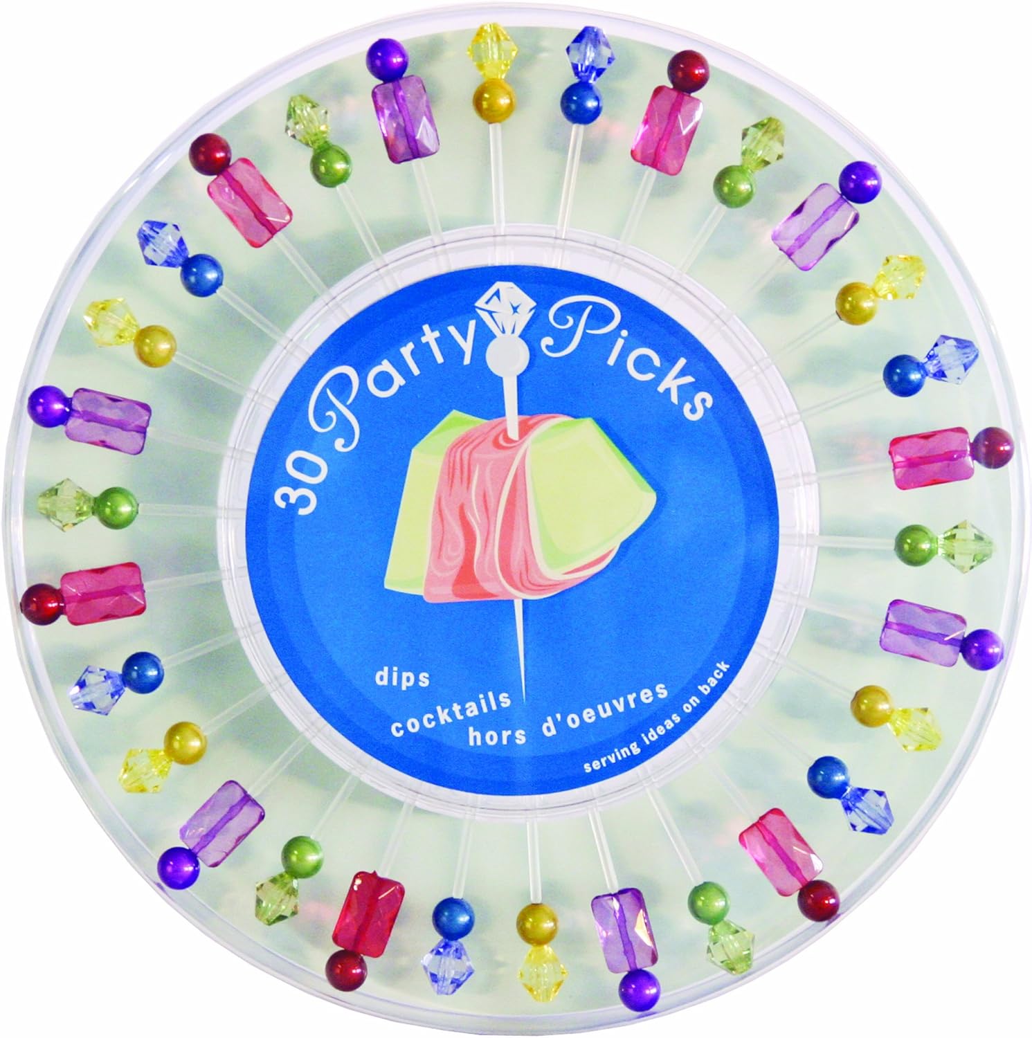Amazon.com: Talisman Designs Party Picks with Ready to Serve Tray, 30 ...