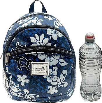 Amazon.com | Hawaii Spirit Junior Backpack (Navy, Honu lauhala ...