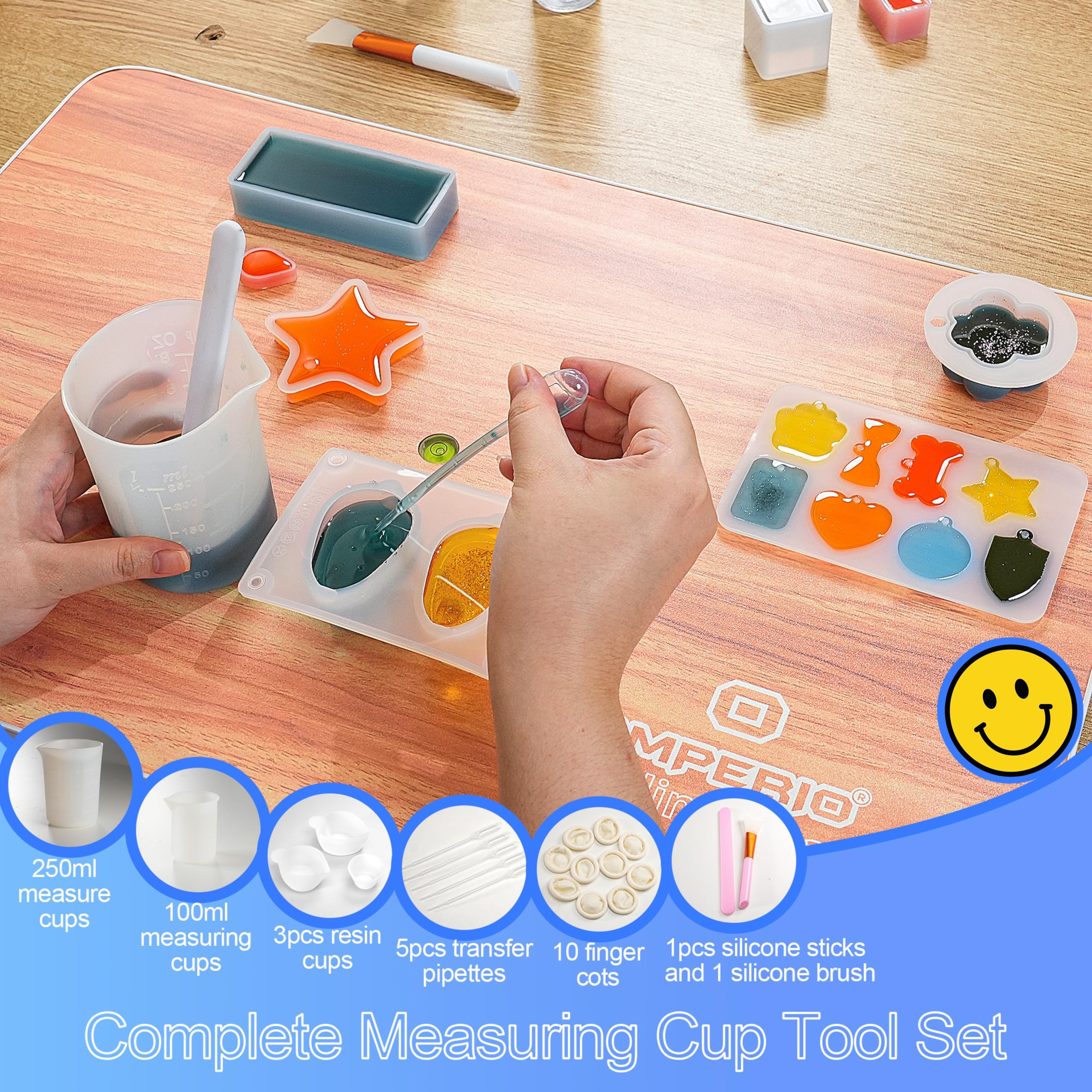 Snapklik.com : OMPERIO Extra Large Leveling Table For Epoxy Resin, 23.5 ...