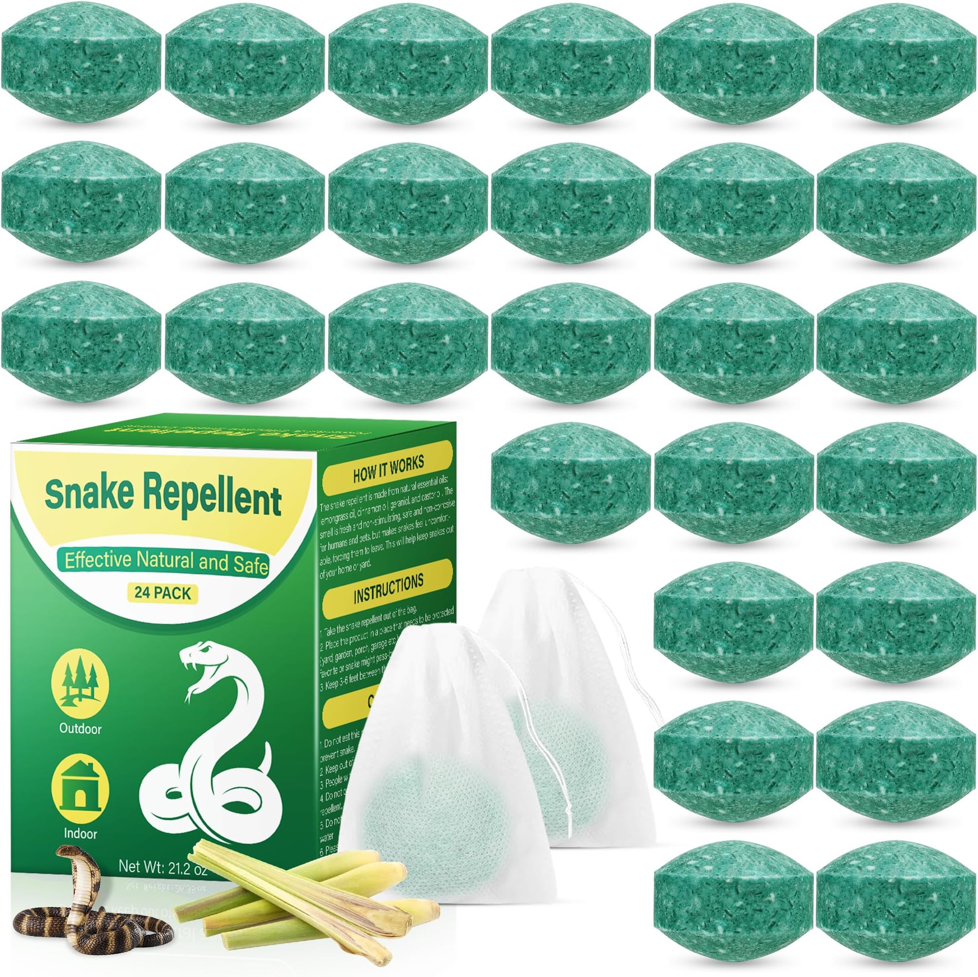 Amazon.com: Nature’s MACE Snake Repellent, Snake Repellent for Yard ...