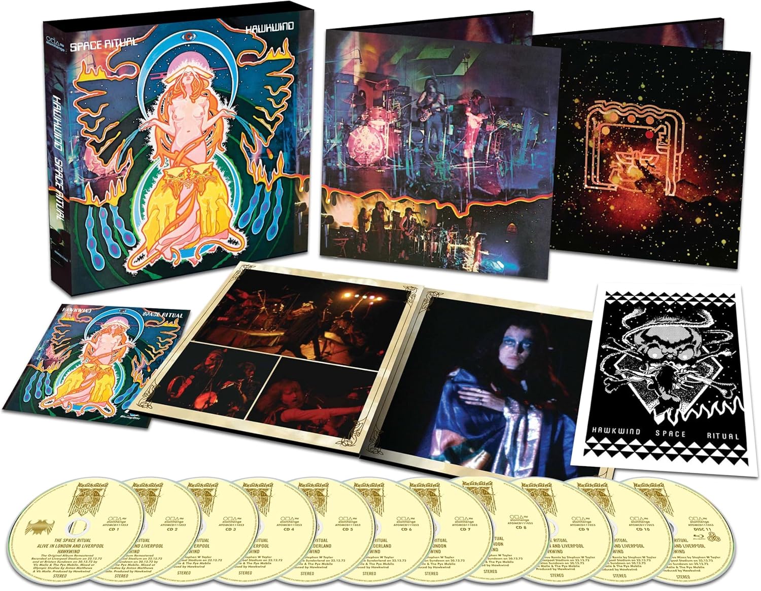 Space Ritual - 50th Anniversary Deluxe - Box Set Edition, 10CD + Blu ...