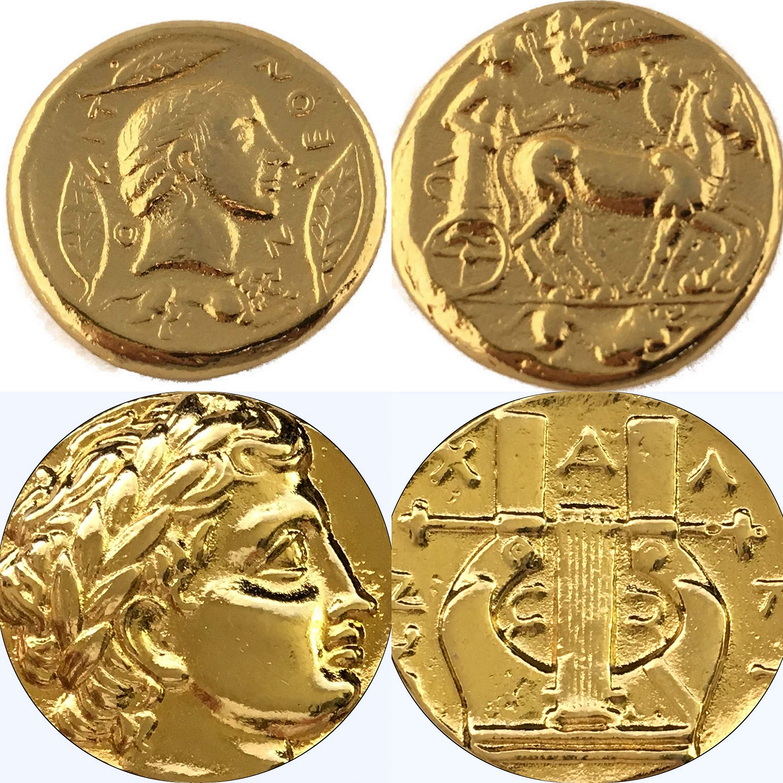 Buy Golden Artifacts Apollo & Charioteer and Apollo & Lyre, Son of Zeus ...