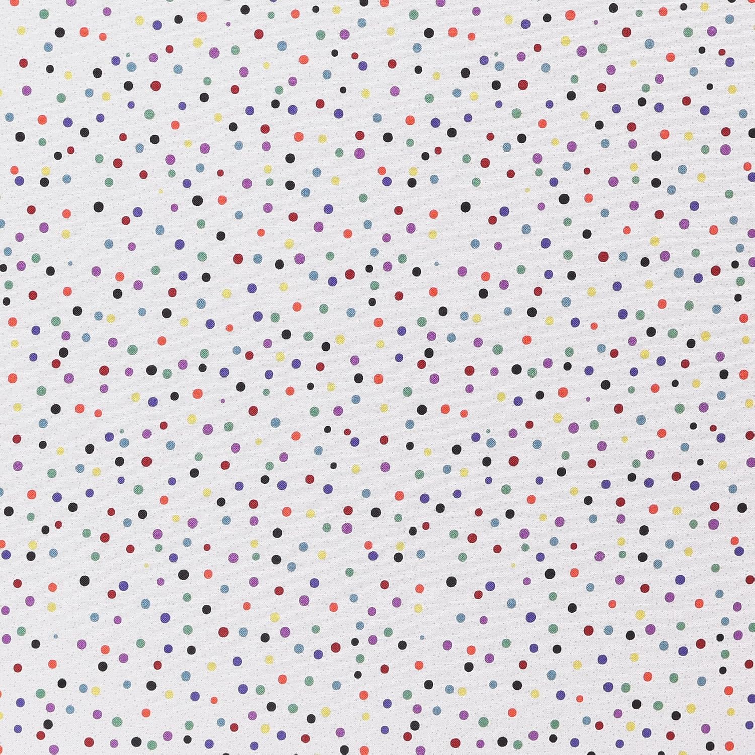 Amazon.com: Mook Fabrics Cotton Multi Dot, White Cut by The Yard